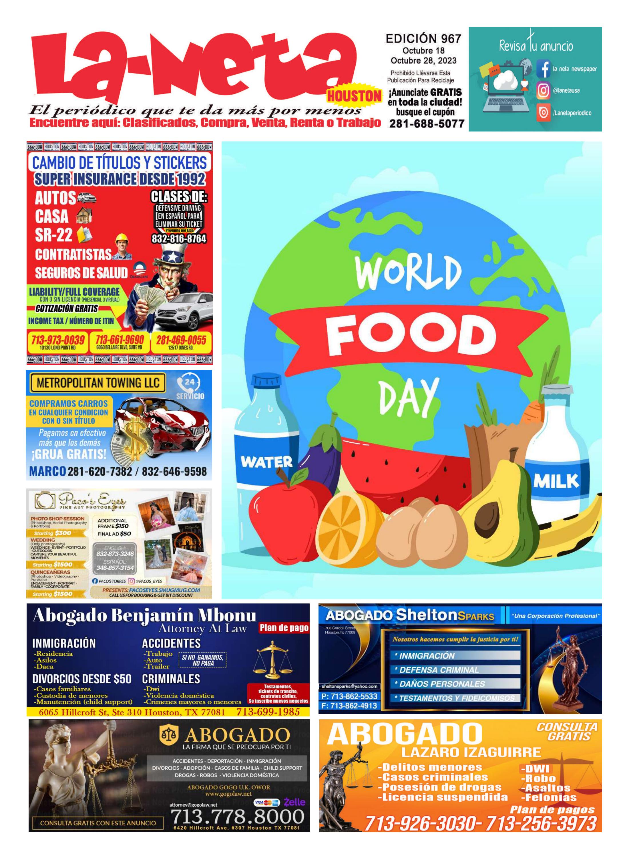 Houston 967 by Periodico Hispano La Neta - Issuu