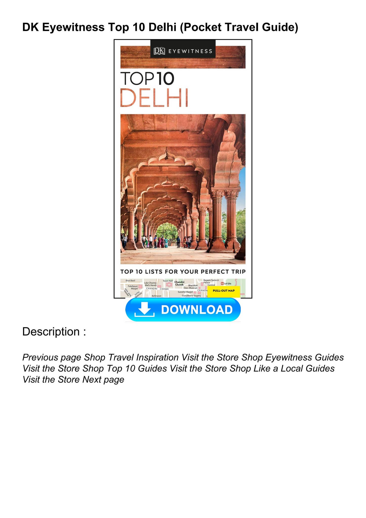 [PDF] DOWNLOAD DK Eyewitness Top 10 Delhi (Pocket Travel Guide) by ...