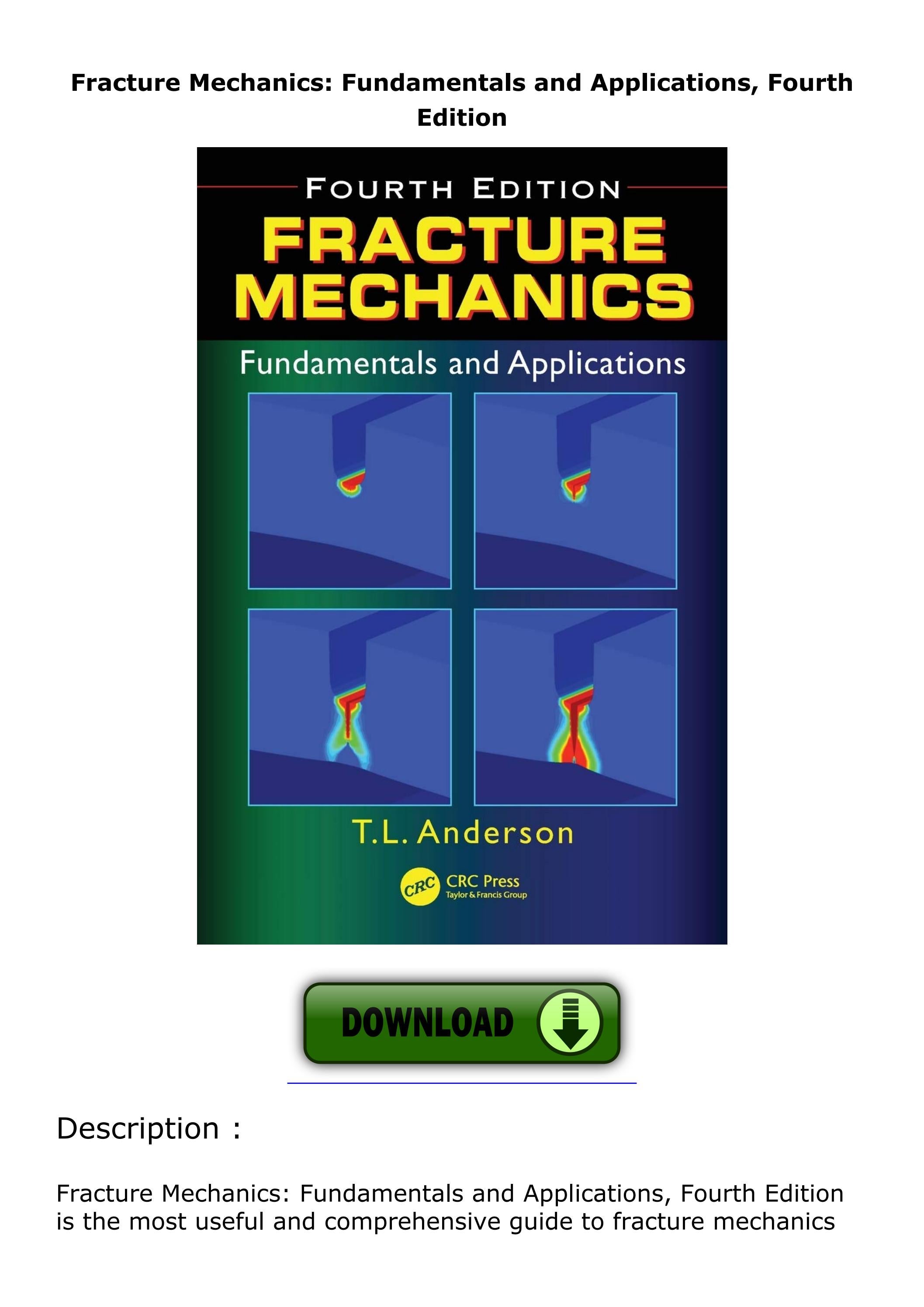 $PDF$/READ/DOWNLOAD Fracture Mechanics: Fundamentals and Applications ...