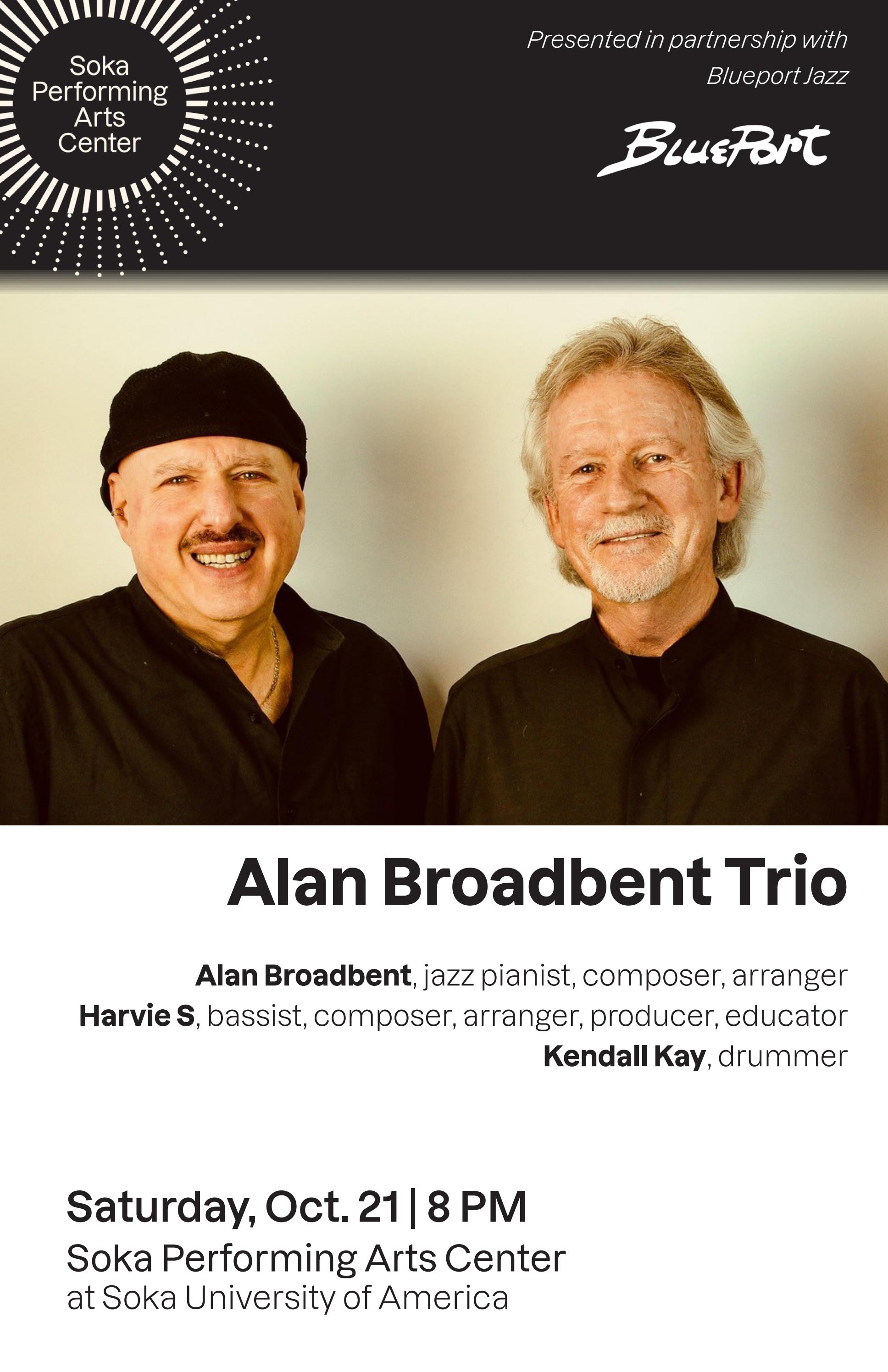 Alan Broadbent Trio program_10-21-2023 by Soka PAC Team - Issuu