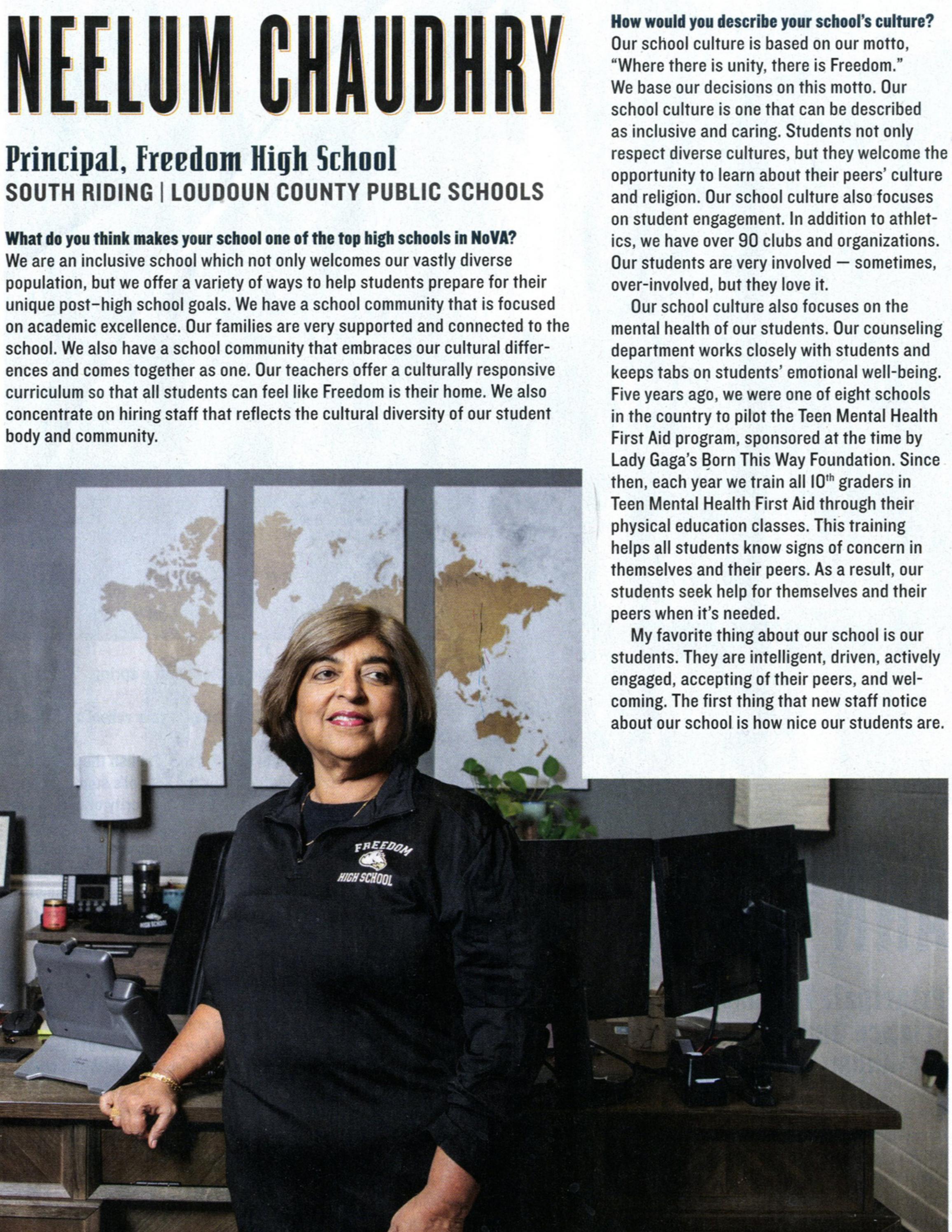 Northern VA Magazine Recognizes FHS by Matthew Korona - Issuu