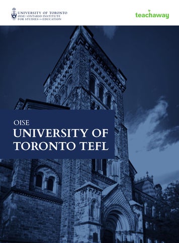 OISE University of Toronto TEFL Brochure by Rhea Dease - Issuu
