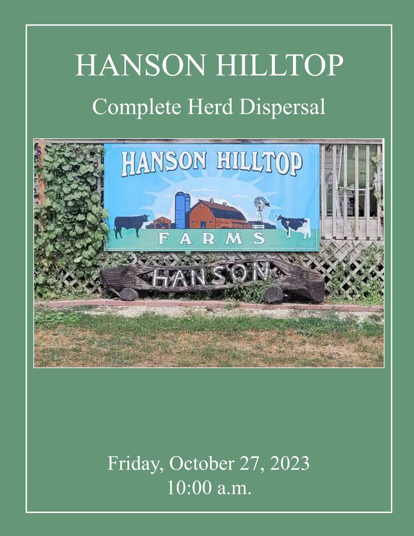 Hanson Hilltop Complete Herd Dispersal by Dairy Agenda Today - Issuu