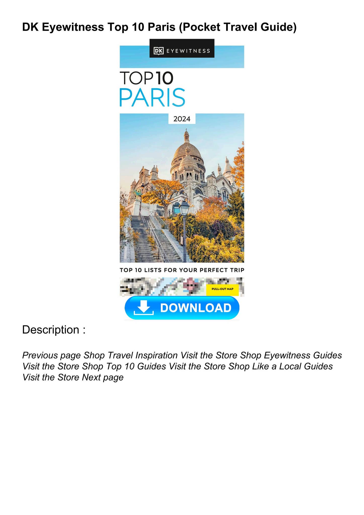 PDF/READ DK Eyewitness Top 10 Paris (Pocket Travel Guide) by segarslautersnb - Issuu