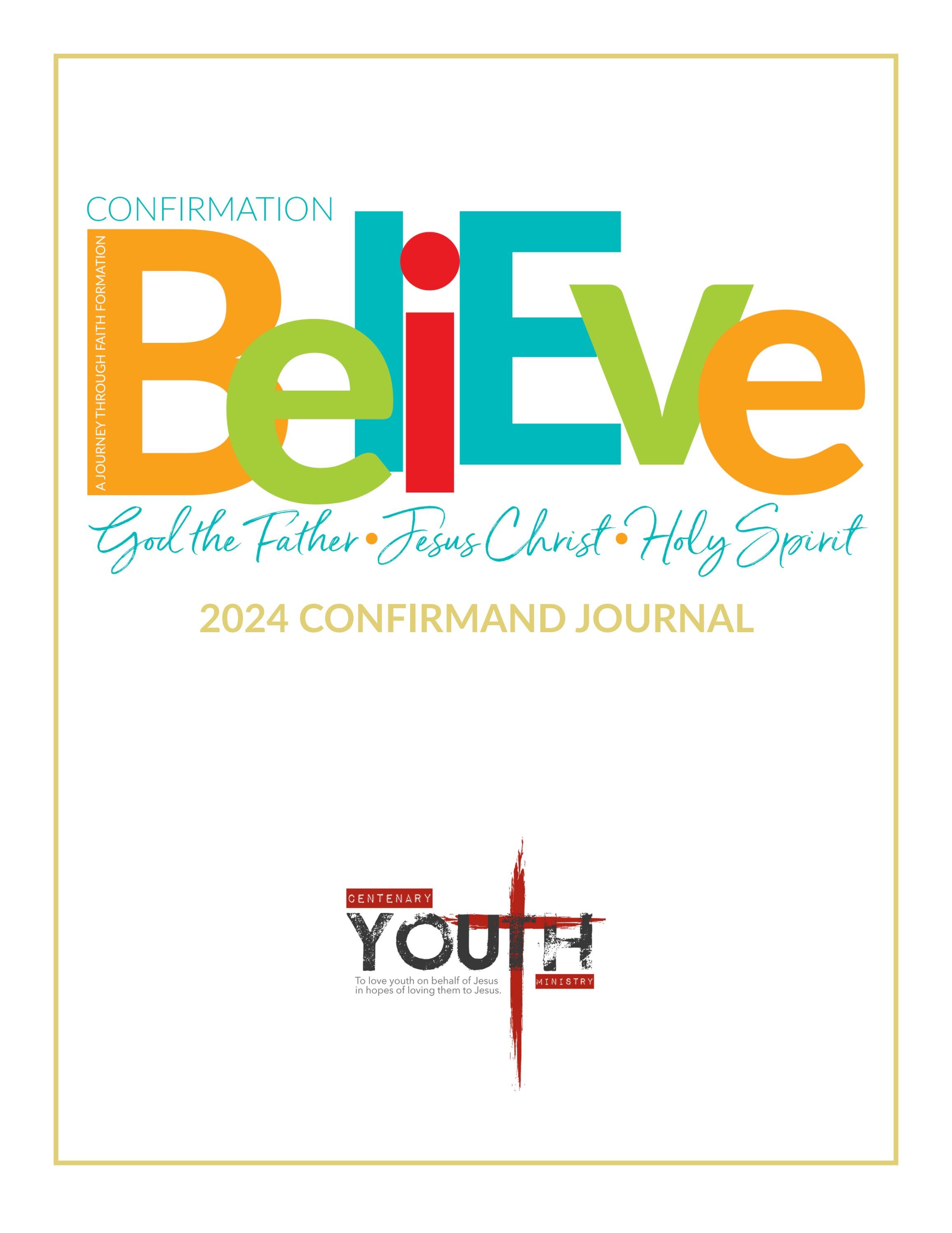 2024 Youth Confirmation Journal by Centenary United Methodist Church ...