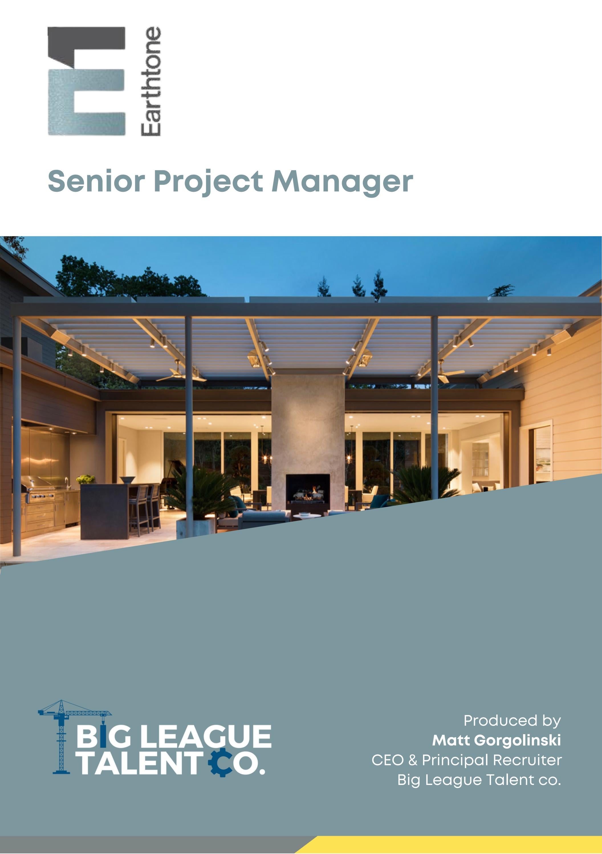 Senior Project Manager Opportunity: An unparalleled opportunity to ...