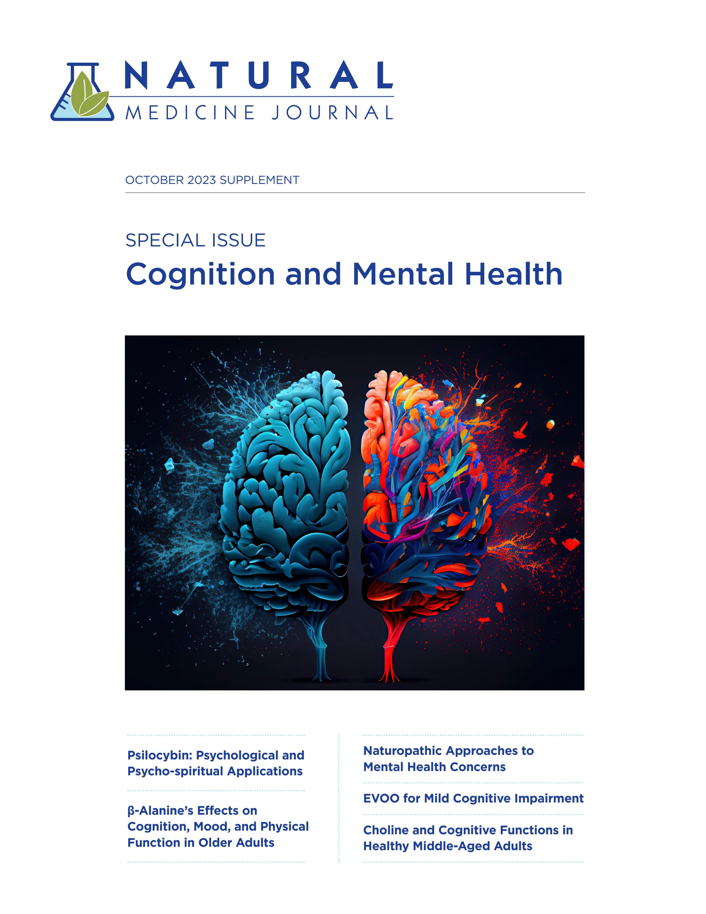 Natural Medicine Journal Cognition + Mental Health Special Issue 2023 ...
