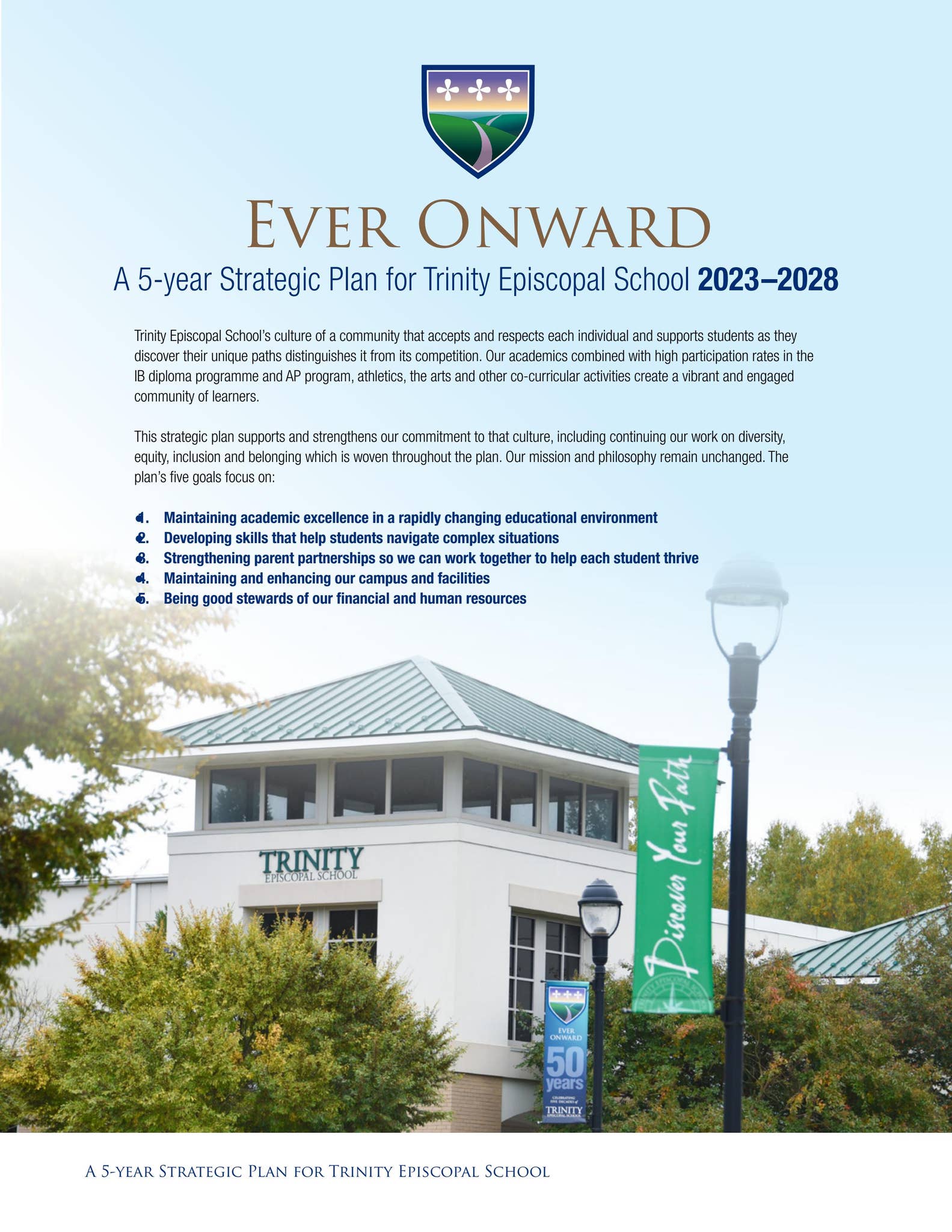 Ever Onward (2023 - 2028) by Trinity Episcopal School - Issuu