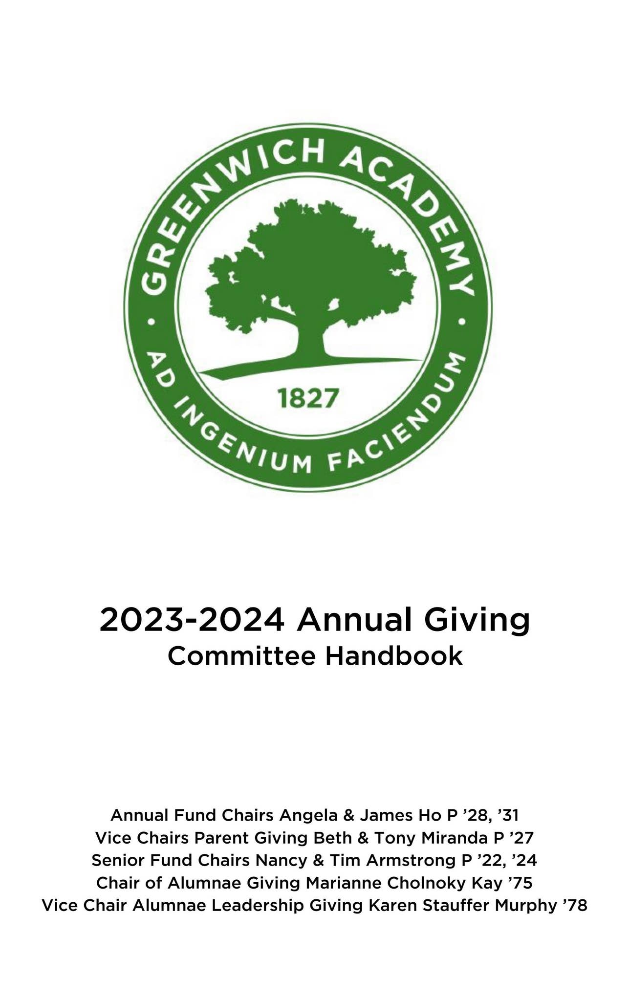 Annual Giving Committee Handbook by Greenwich Academy - Issuu