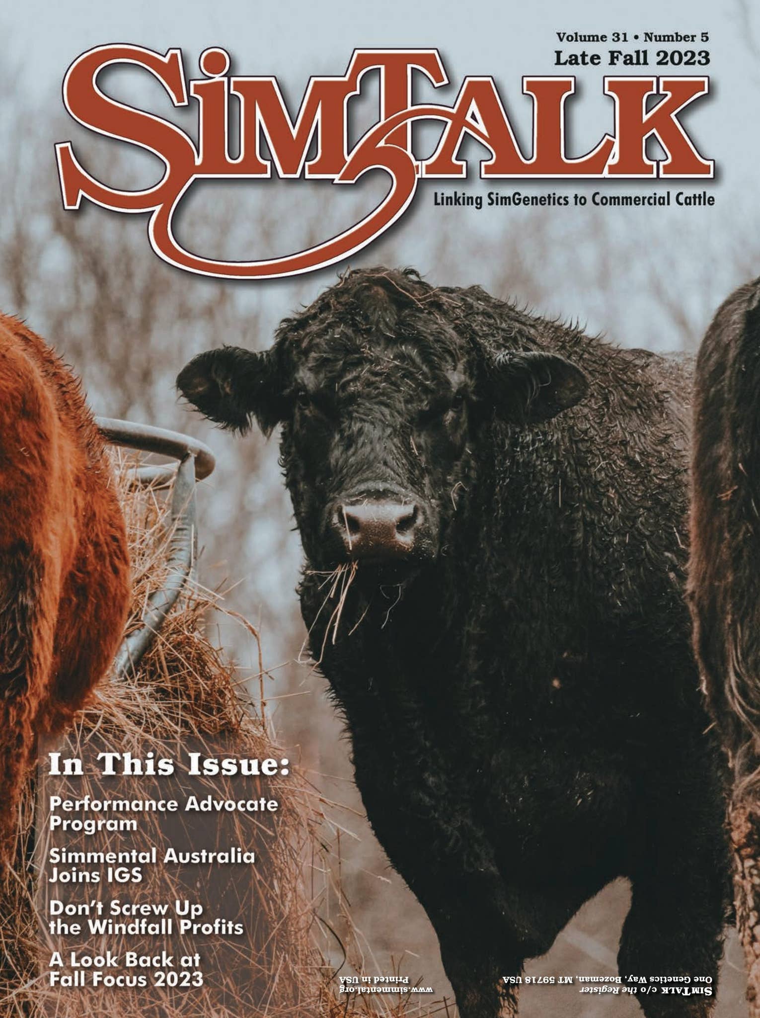 SimTalk, Late Fall 2023 by American Simmental Publication, Inc - Issuu