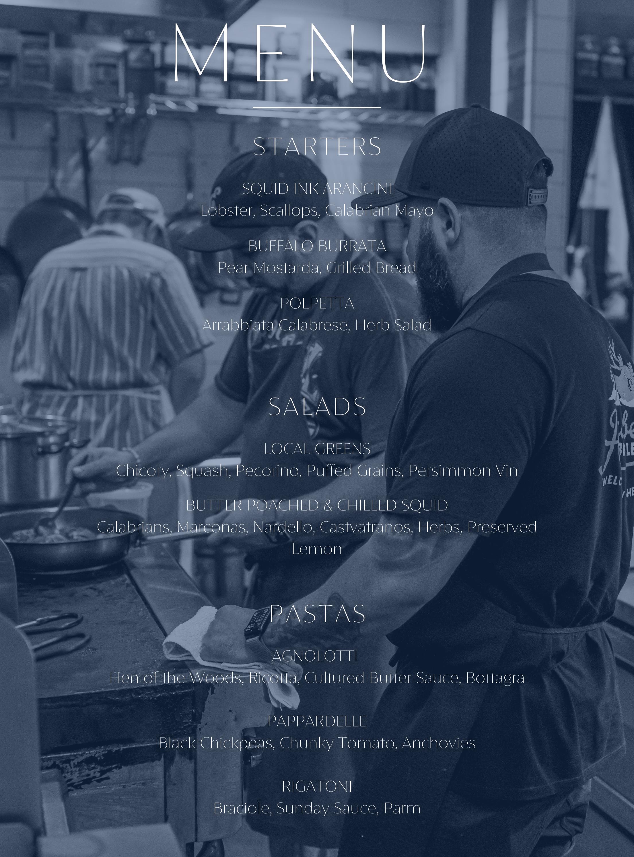 Chef Collab Dinner Menu by ConradNashville - Issuu