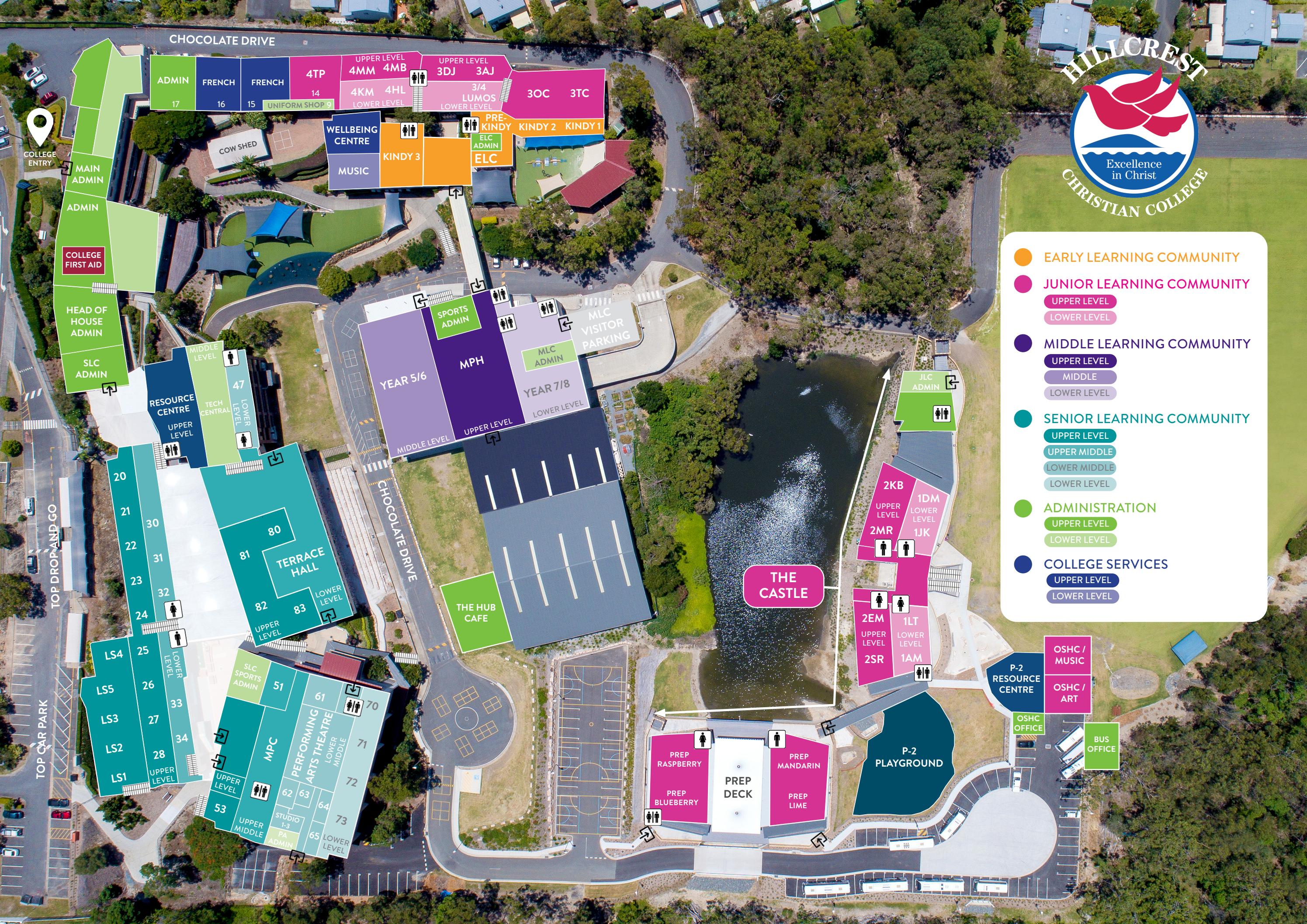 College Map with Room Numbers by Hillcrest Christian College - Issuu