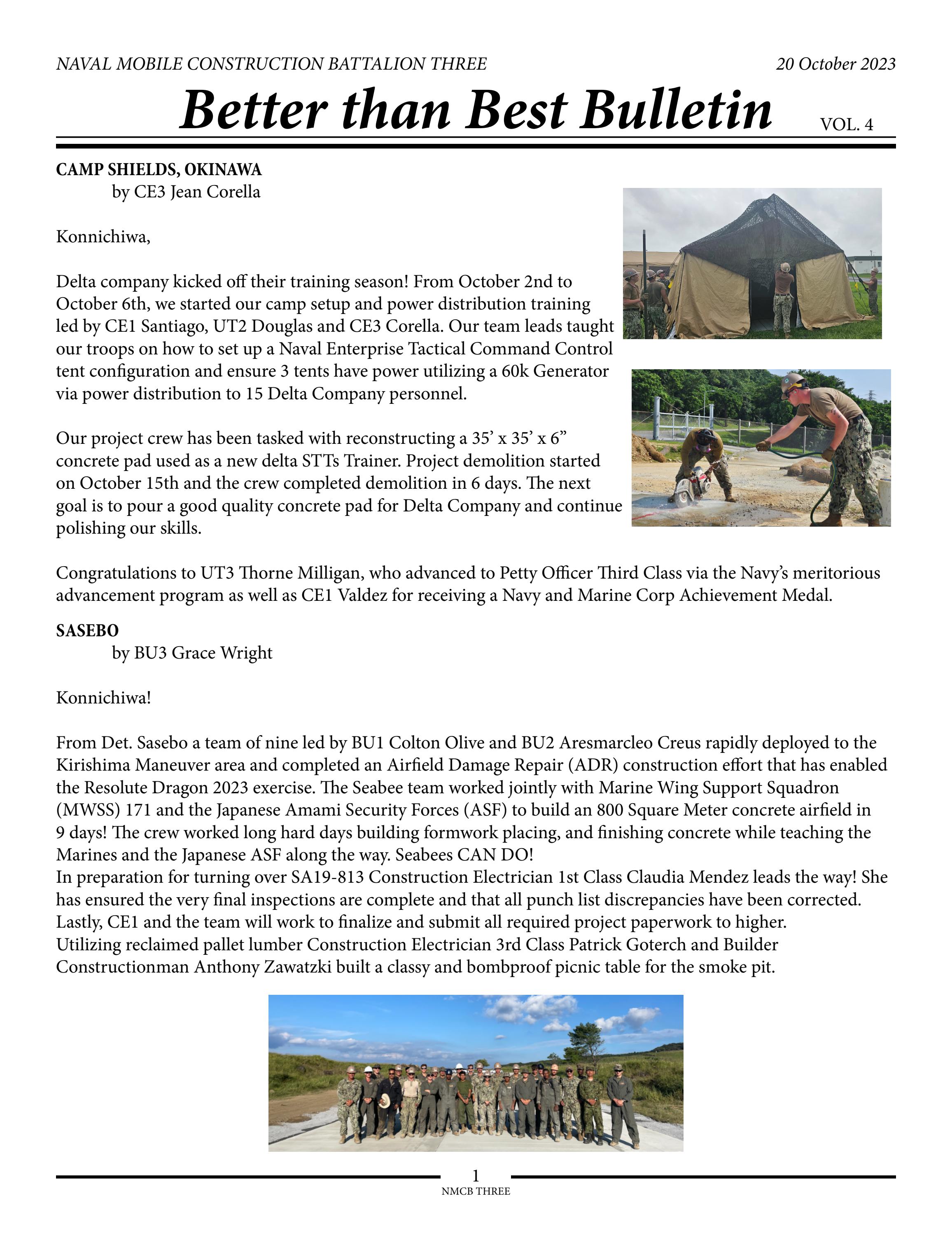 Better than Best Bulletin vol. 4 by NMCB-3 - Issuu