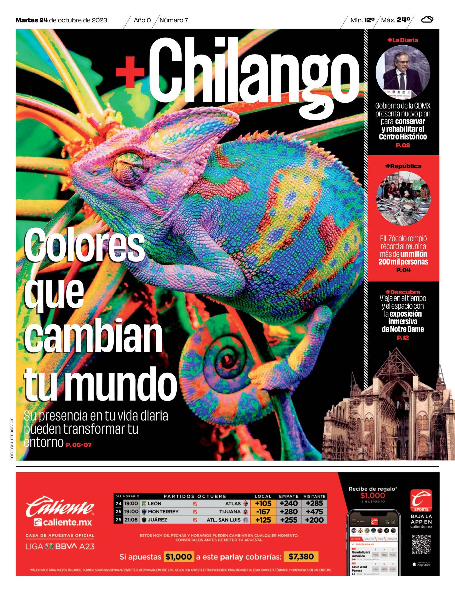 Edición impresa +Chilango CDMX; 24/10/2023 by Máspormás - Issuu