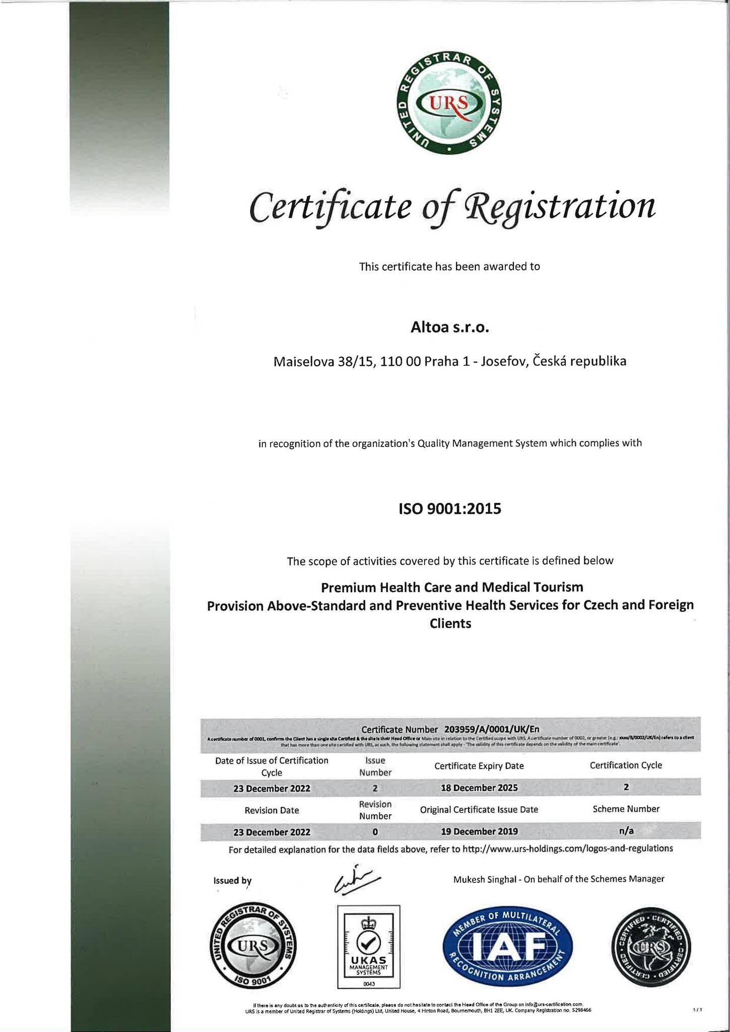 ISO 9001:2015 by Altoa - Issuu