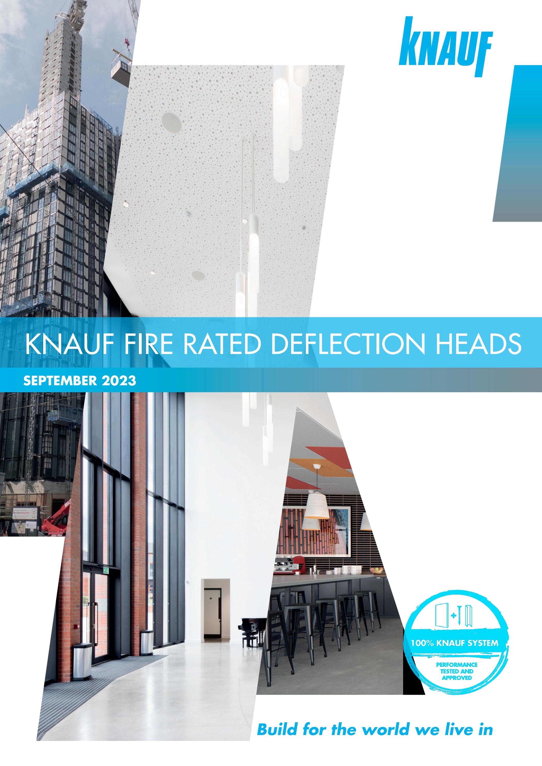 Knauf Fire Rated Deflection Heads by KnaufUK - Issuu