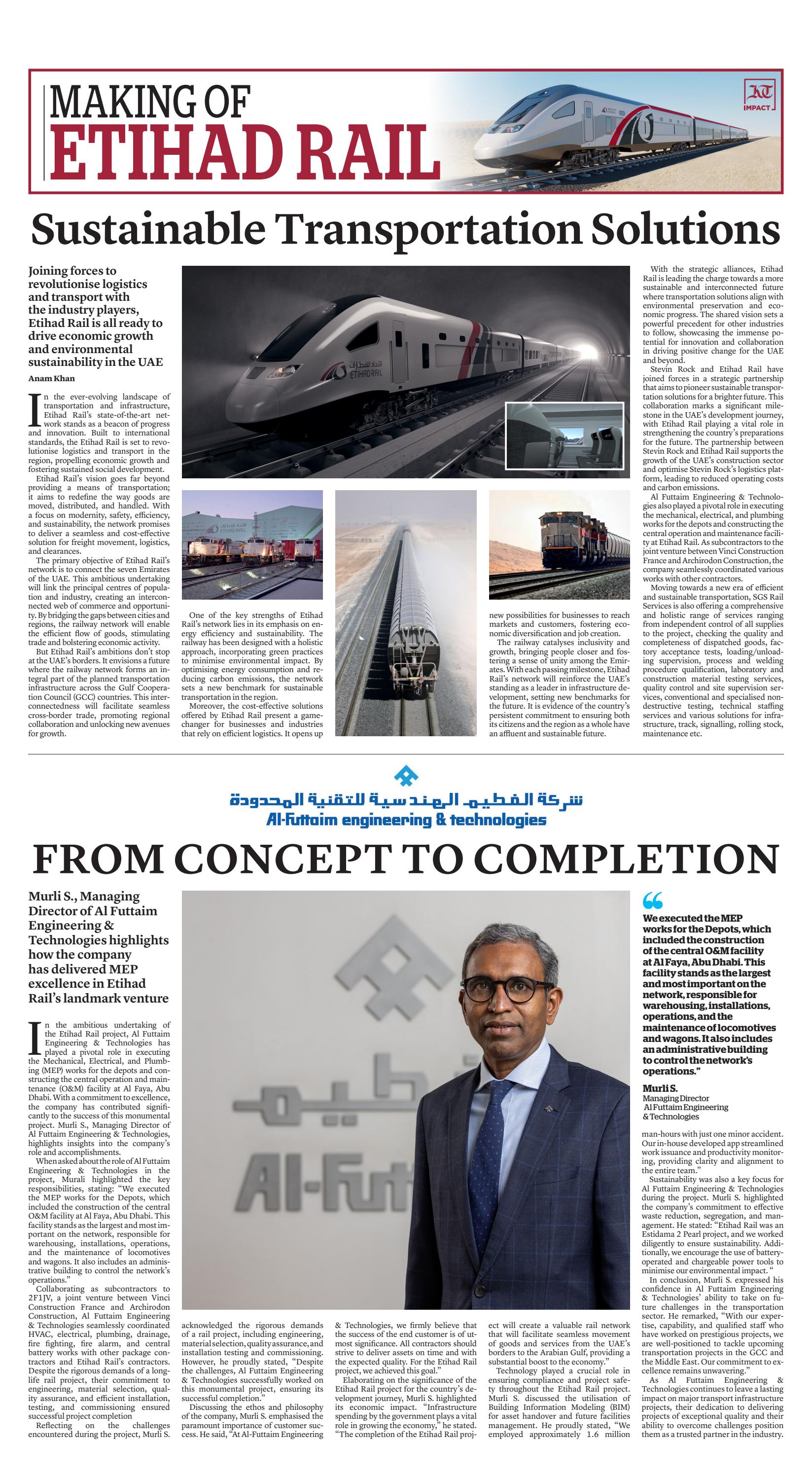 THE MAKING ETIHAD RAIL by Red Door Productions FZ LLC - Issuu