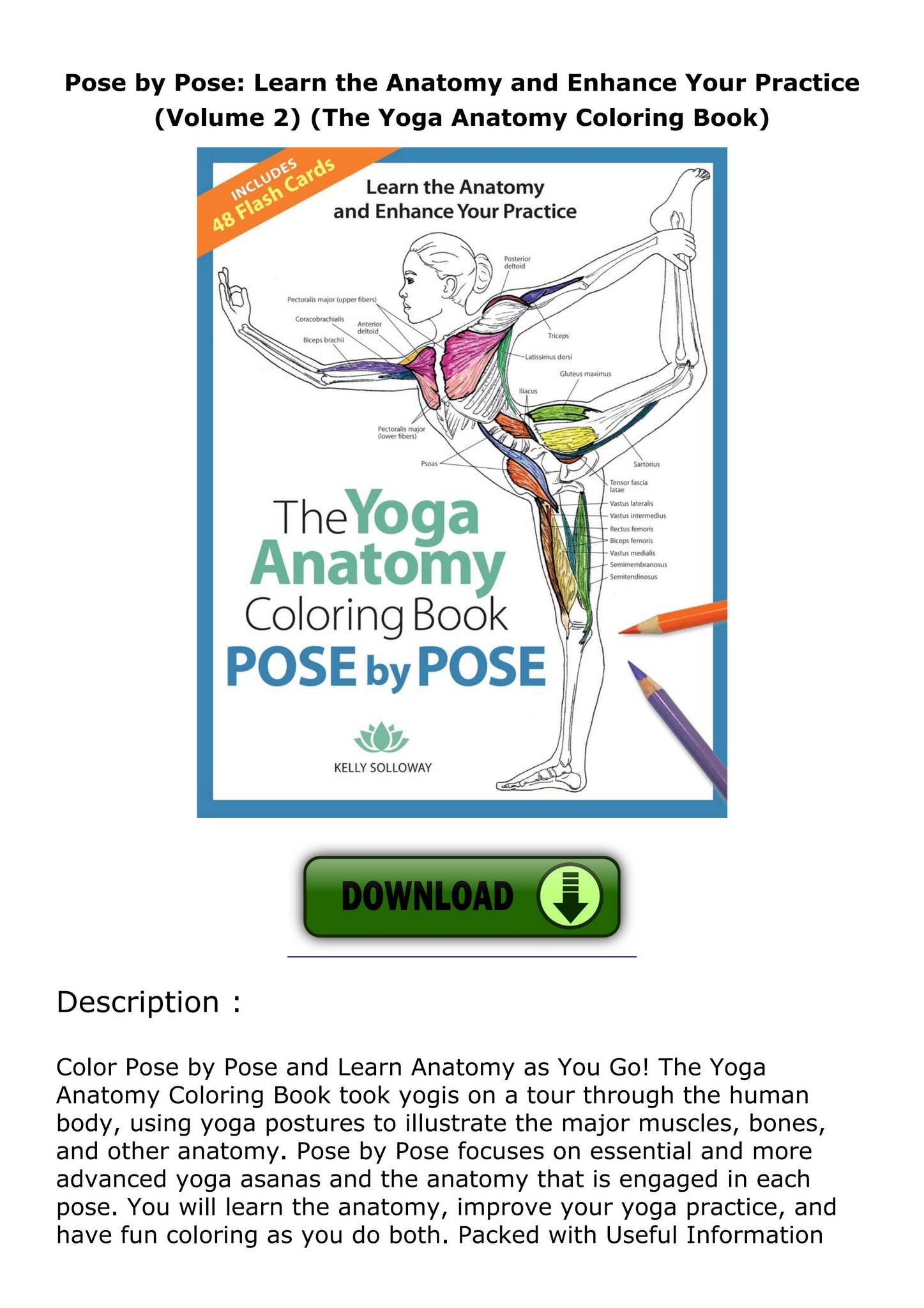 [PDF READ ONLINE] Pose by Pose: Learn the Anatomy and Enhance Your ...