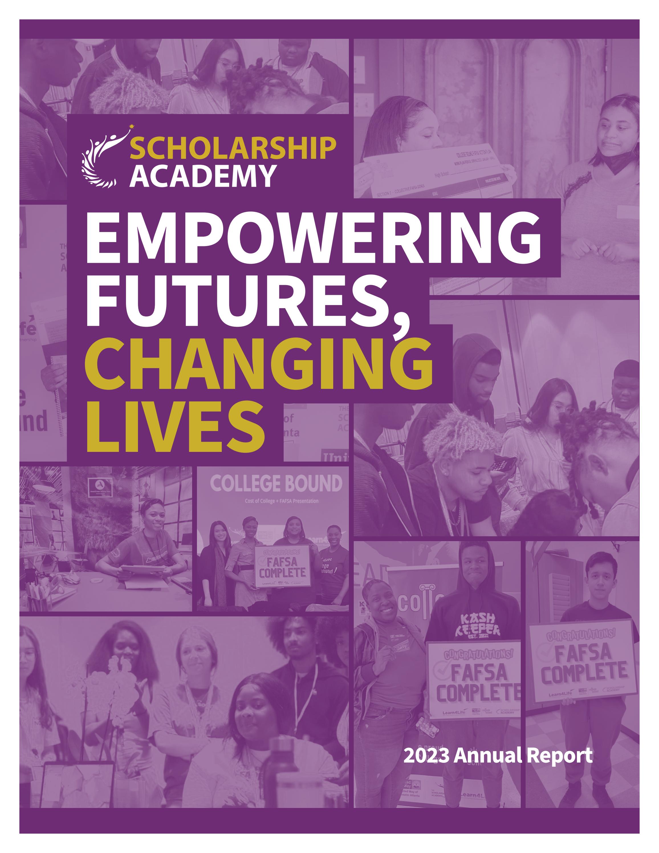 The Scholarship Academy 2023 Annual Report by Simon Kellogg - Issuu