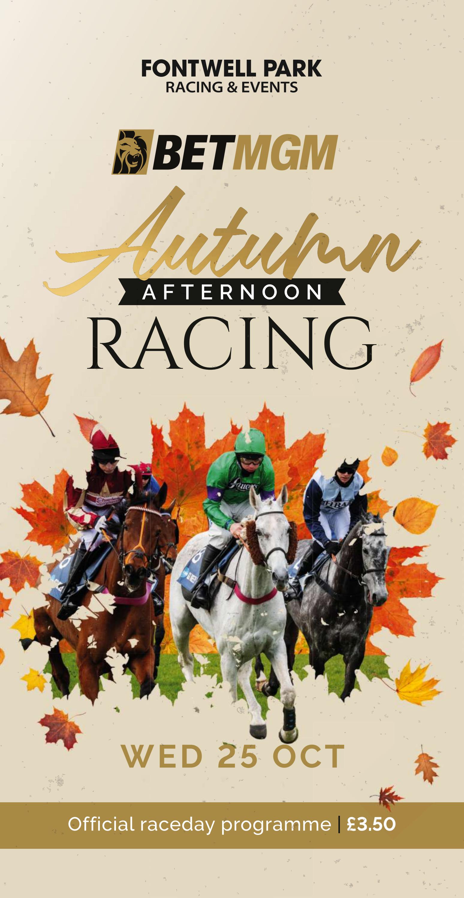 Fontwell Park Racecard - Wednesday 25th October by Arena Racing Company ...