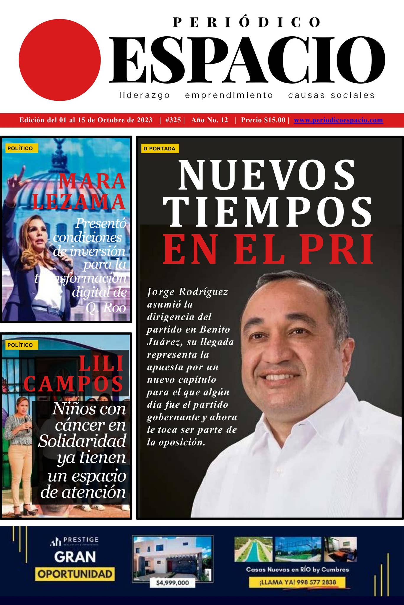 EDICIÓN #325 by Periodico Espacio - Issuu