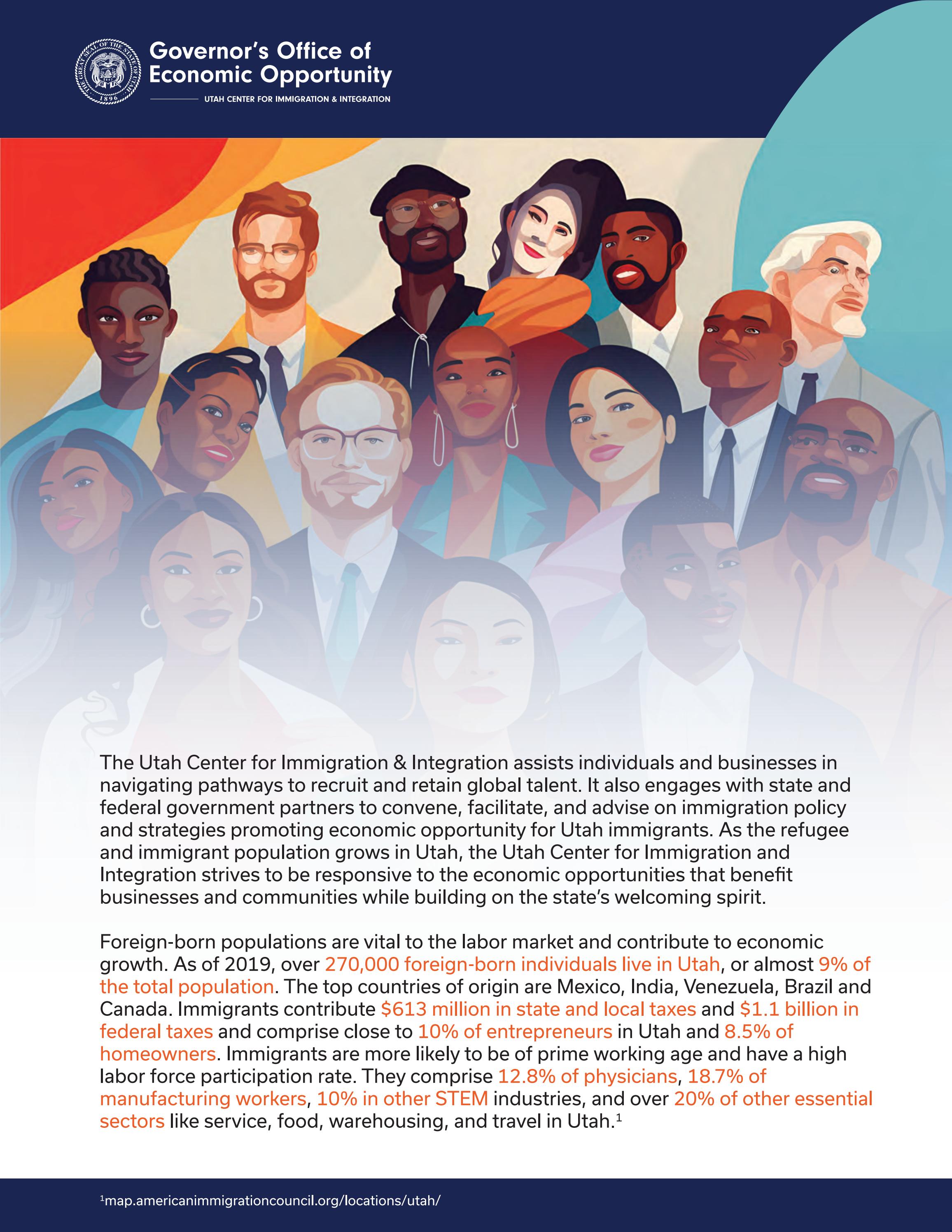 Utah Center for Immigration & Integration by Utah Governor's Office of ...