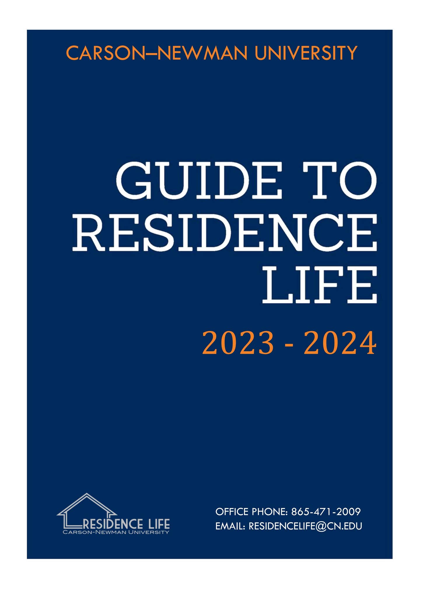 Guide to Residence Life 2023-2024 by Carson-Newman University - Issuu