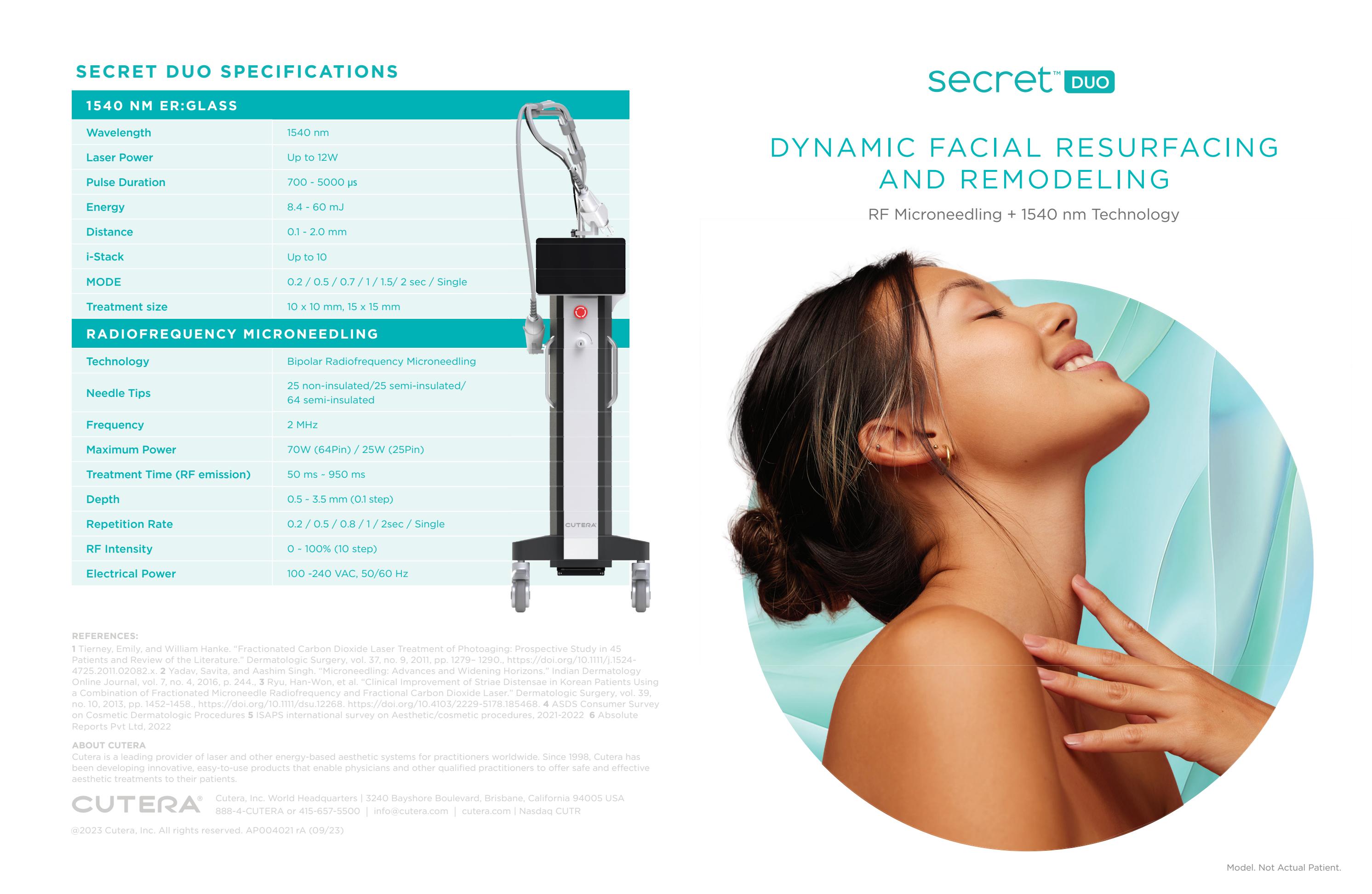 Secret DUO Product Brochure by Cutera - Issuu