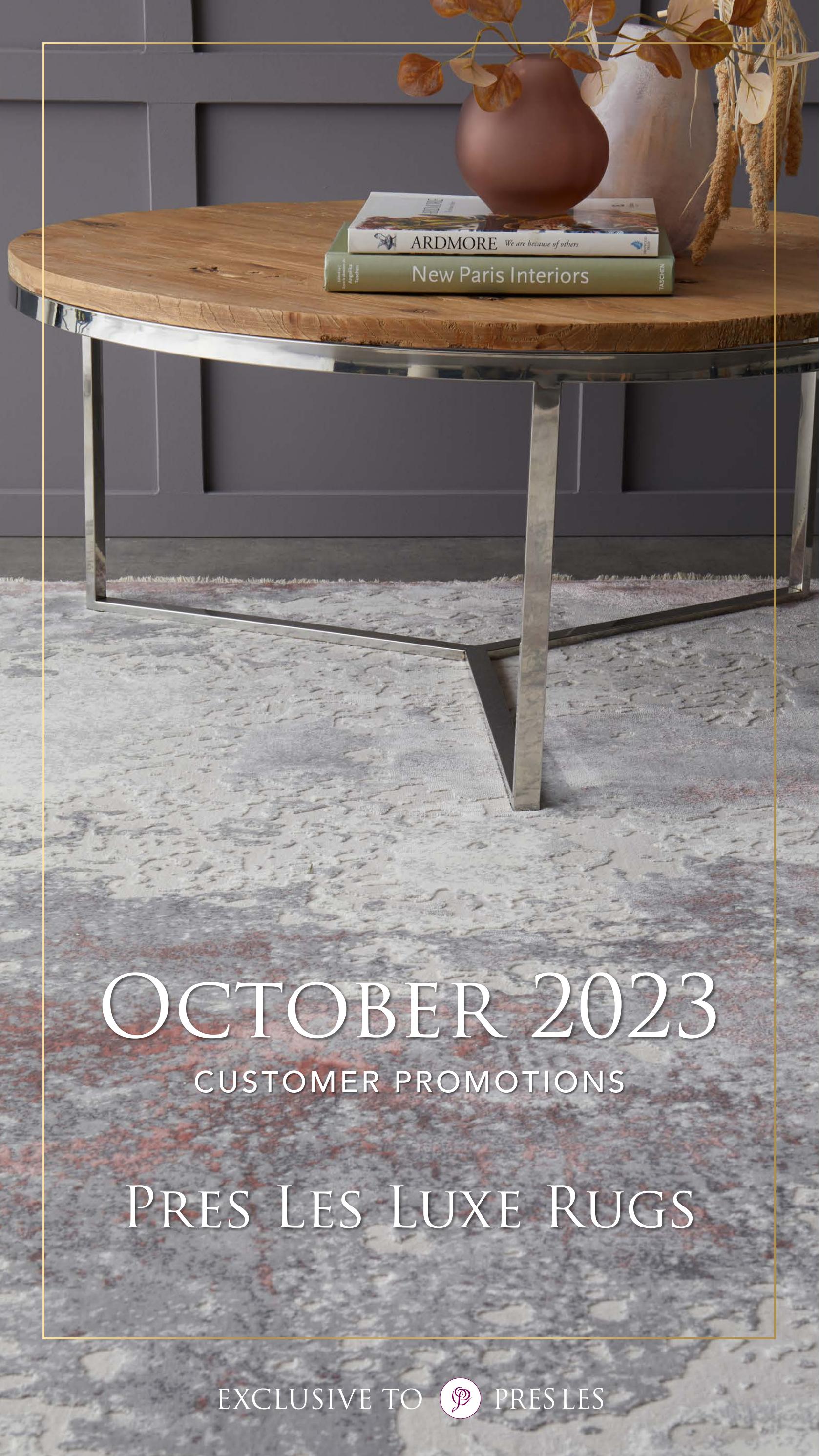 Pres Les | Luxe Rug Promotion October 2023 by presles - Issuu