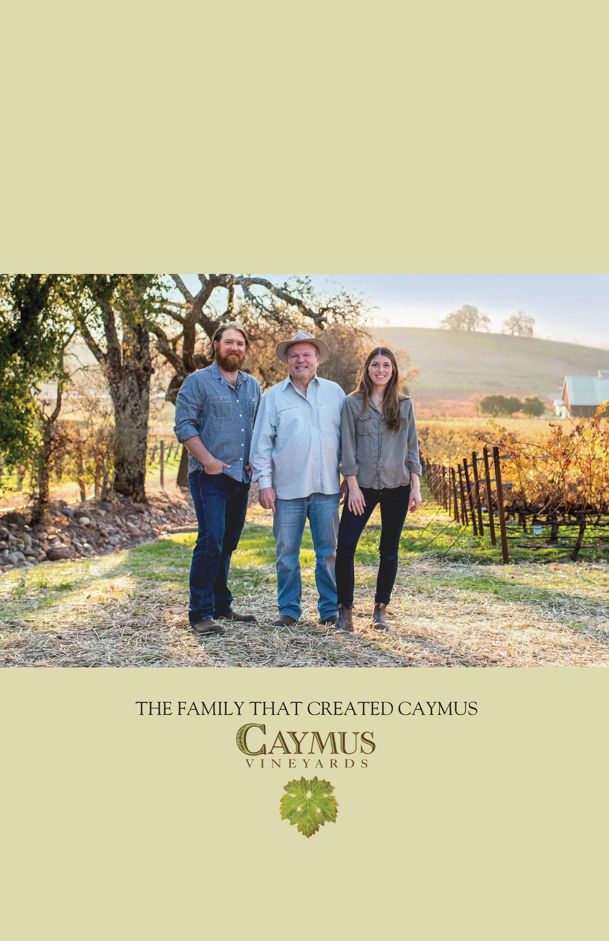 From the Family that Created Caymus by caymusvineyards - Issuu