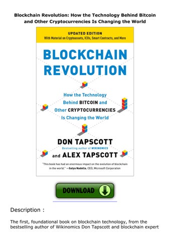 READ [PDF] Blockchain Revolution: How the Technology Behind Bitcoin and ...