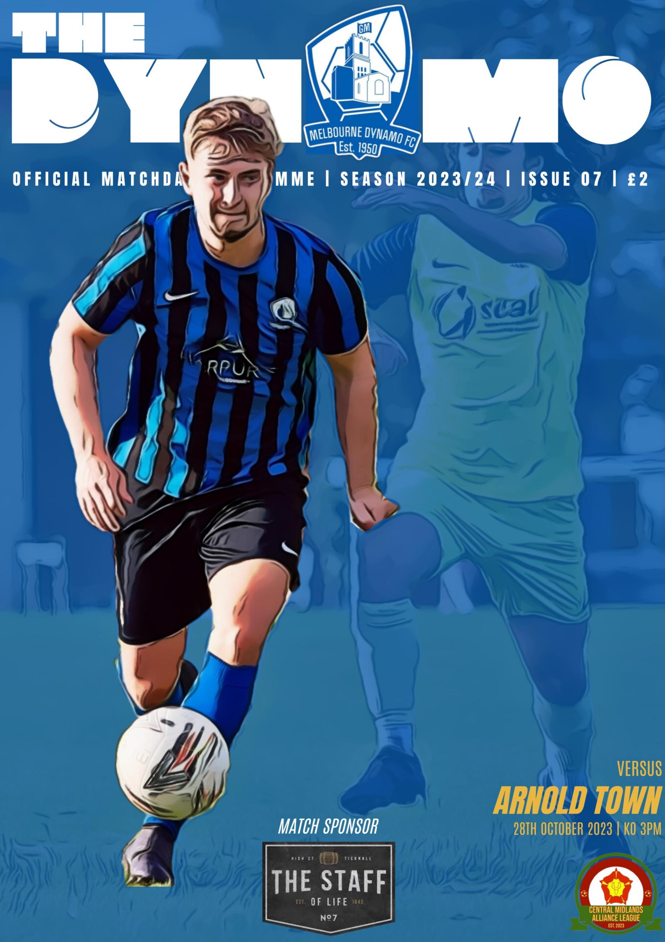 Issue 07: Arnold Town (28th October 2023) by Melbourne Dynamo FC - Issuu