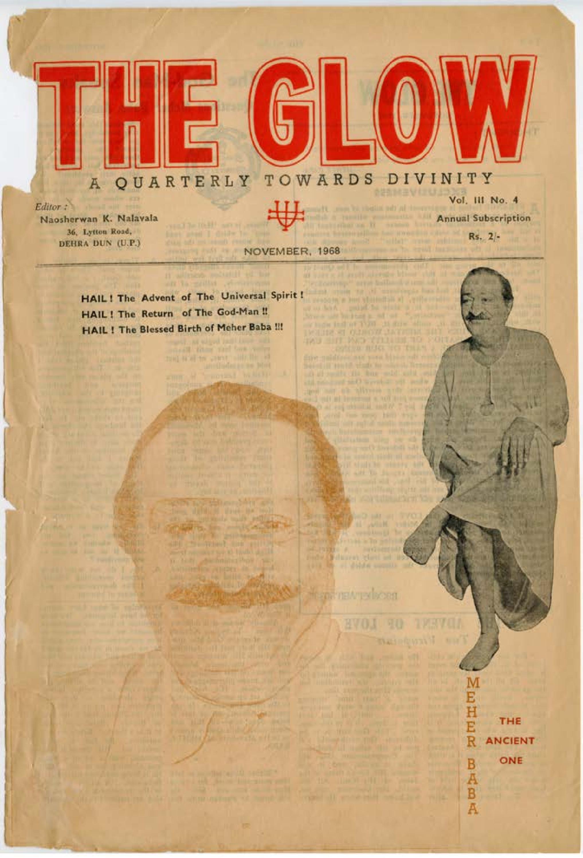 Glow Magazine November 1968 Vol 3 No 4 by AMBCSC ARCHIVES PRINT ...