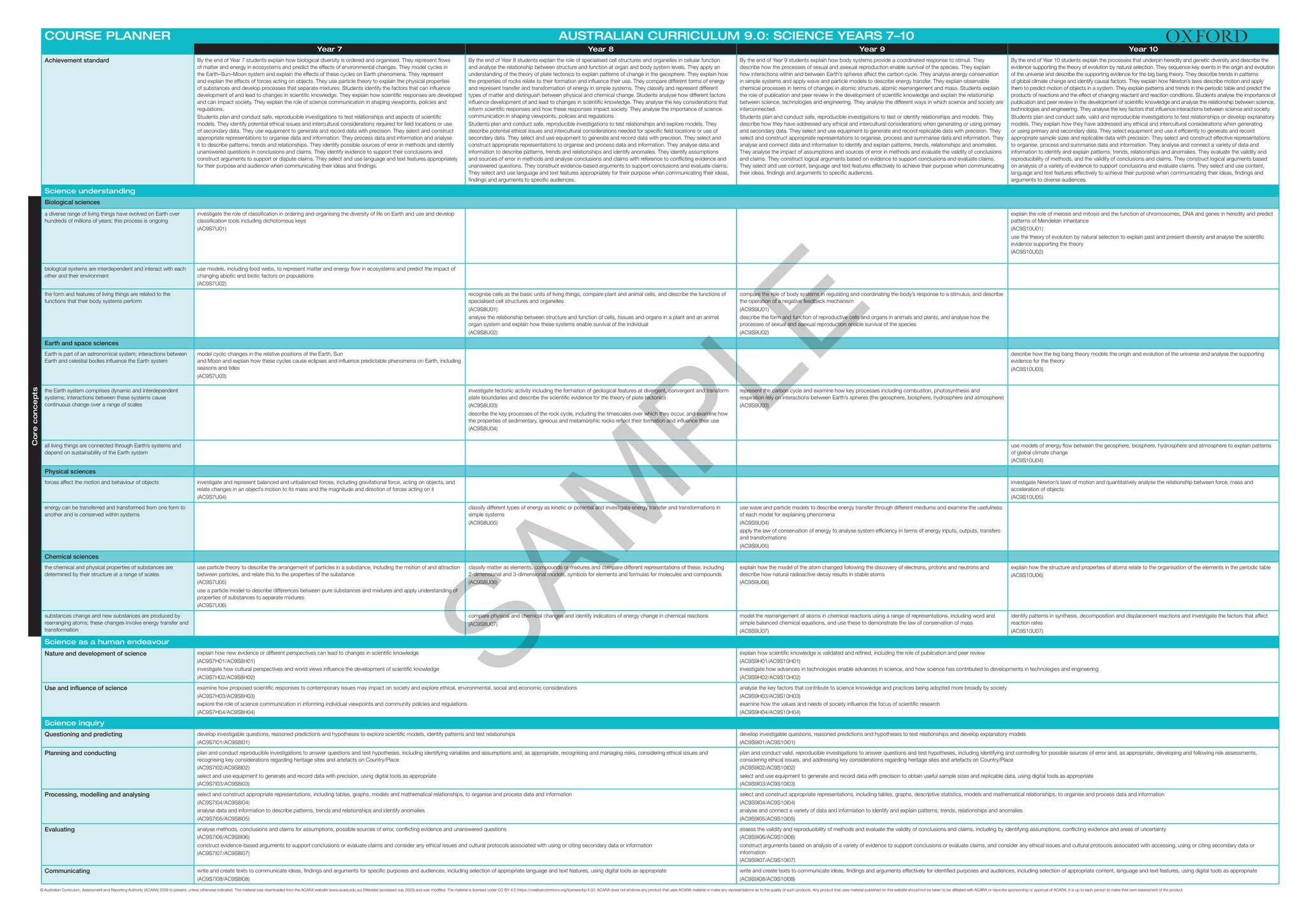 Oxford Science Year 7 Australian Curriculum _ Course Planner [SAMPLE ...