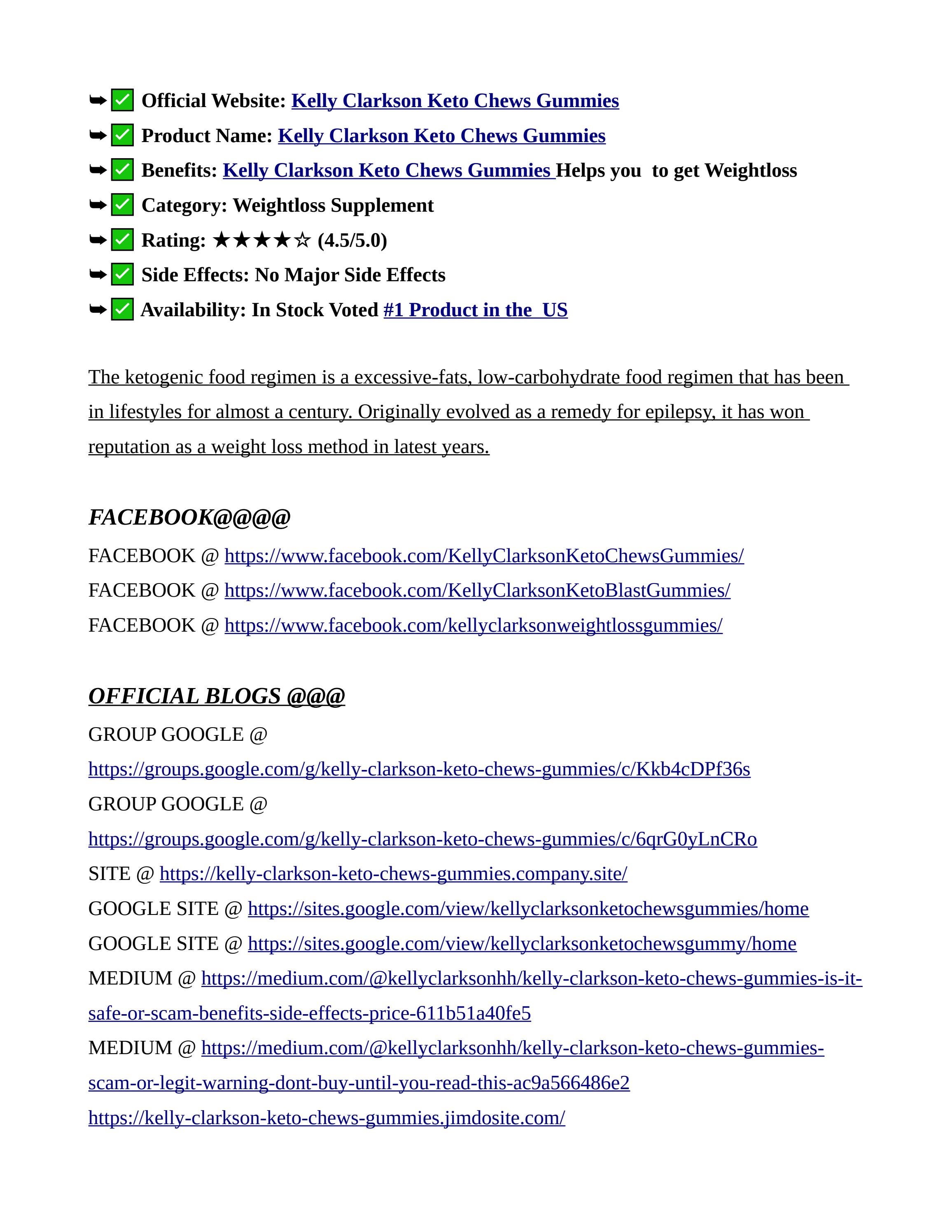 Kelly Clarkson Keto Chews Gummies[URGENT CUSTOMER UPDATE] Disturbing ...