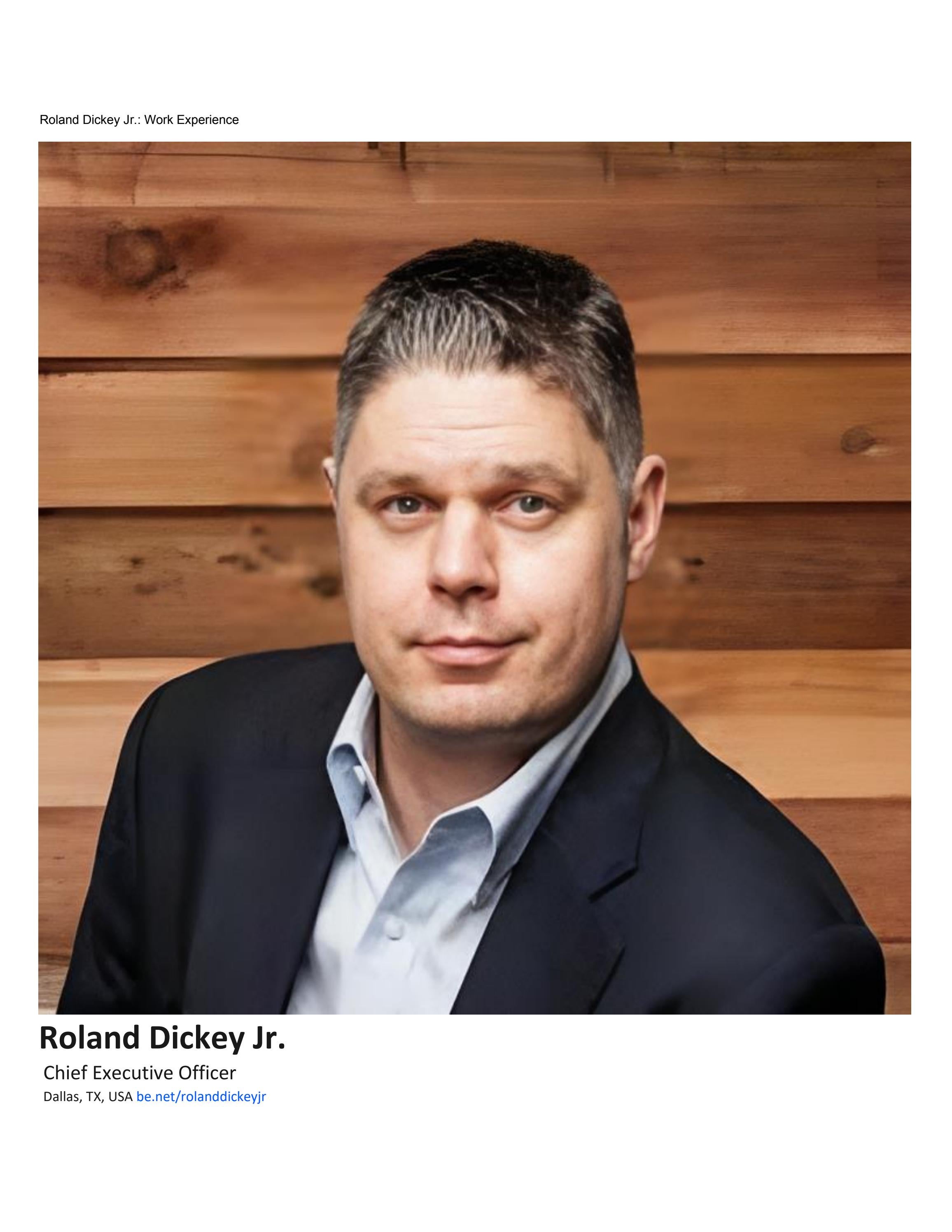 Roland Dickey Jr. by Roland Dickey Jr. - Issuu