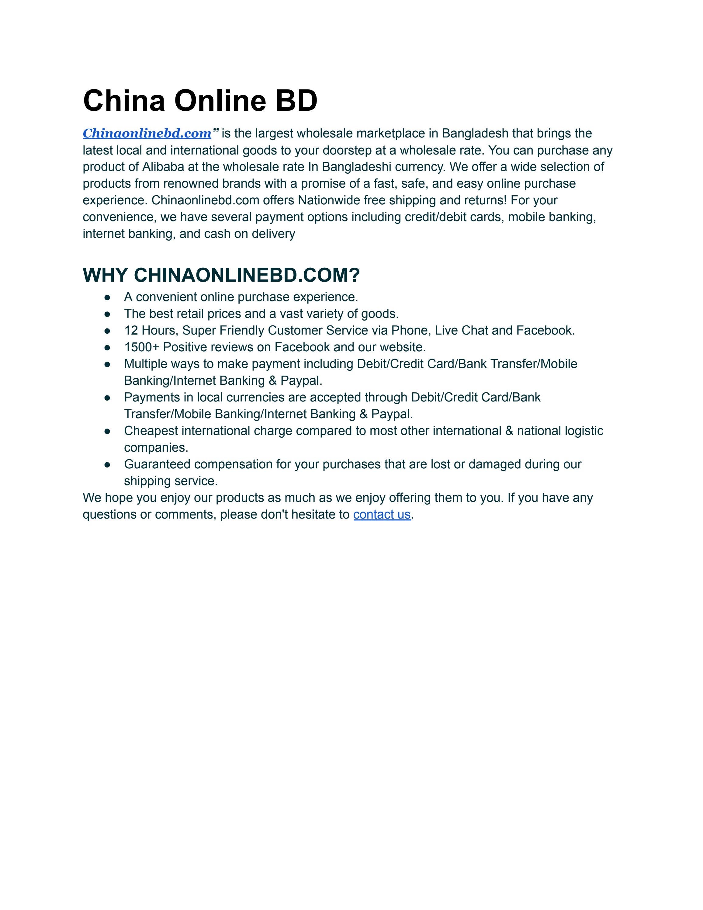 China Online BD by Sultan Hazzaz - Issuu