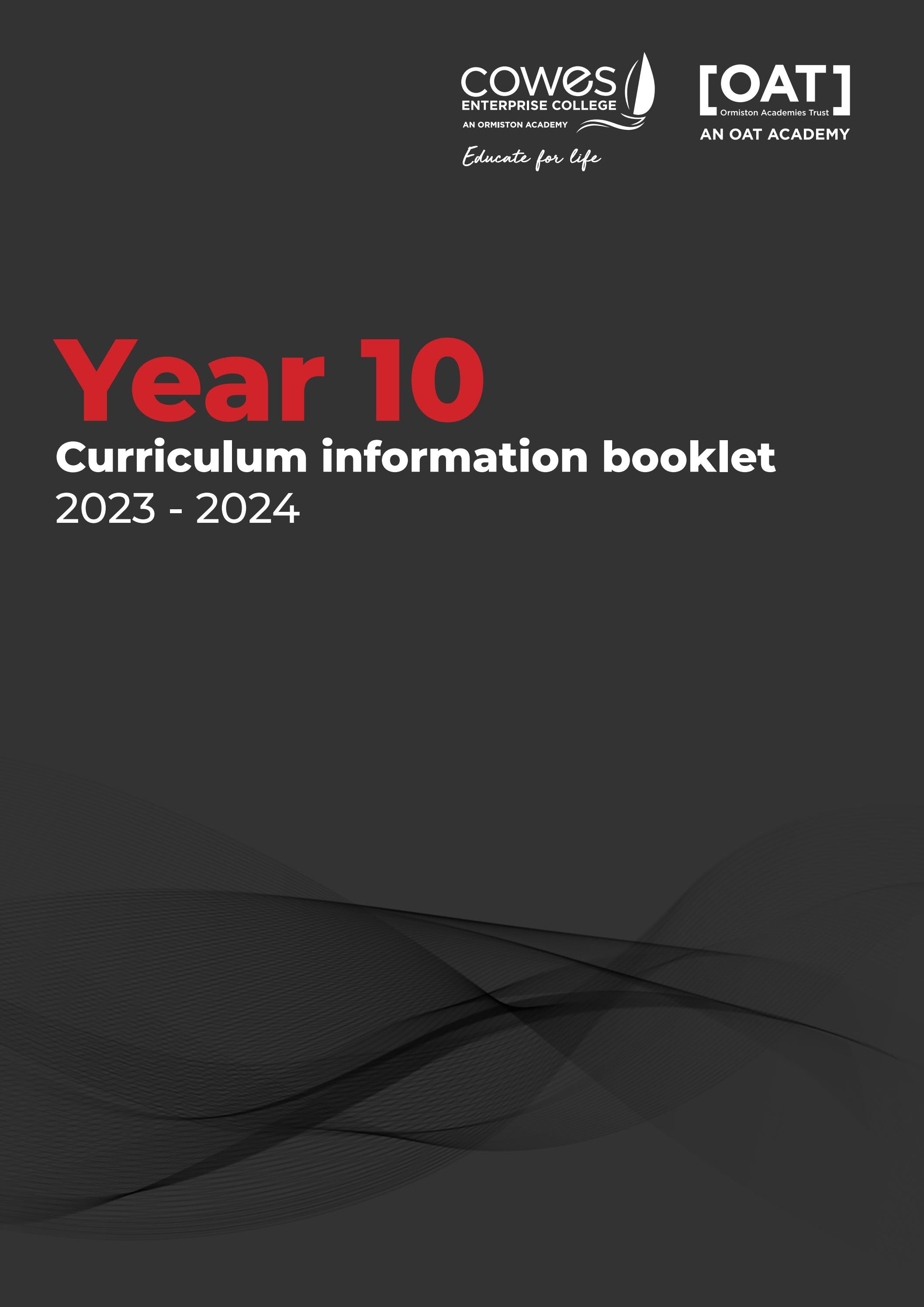 Year 10 Curriculum Information by Cowes Enterprise College - Issuu