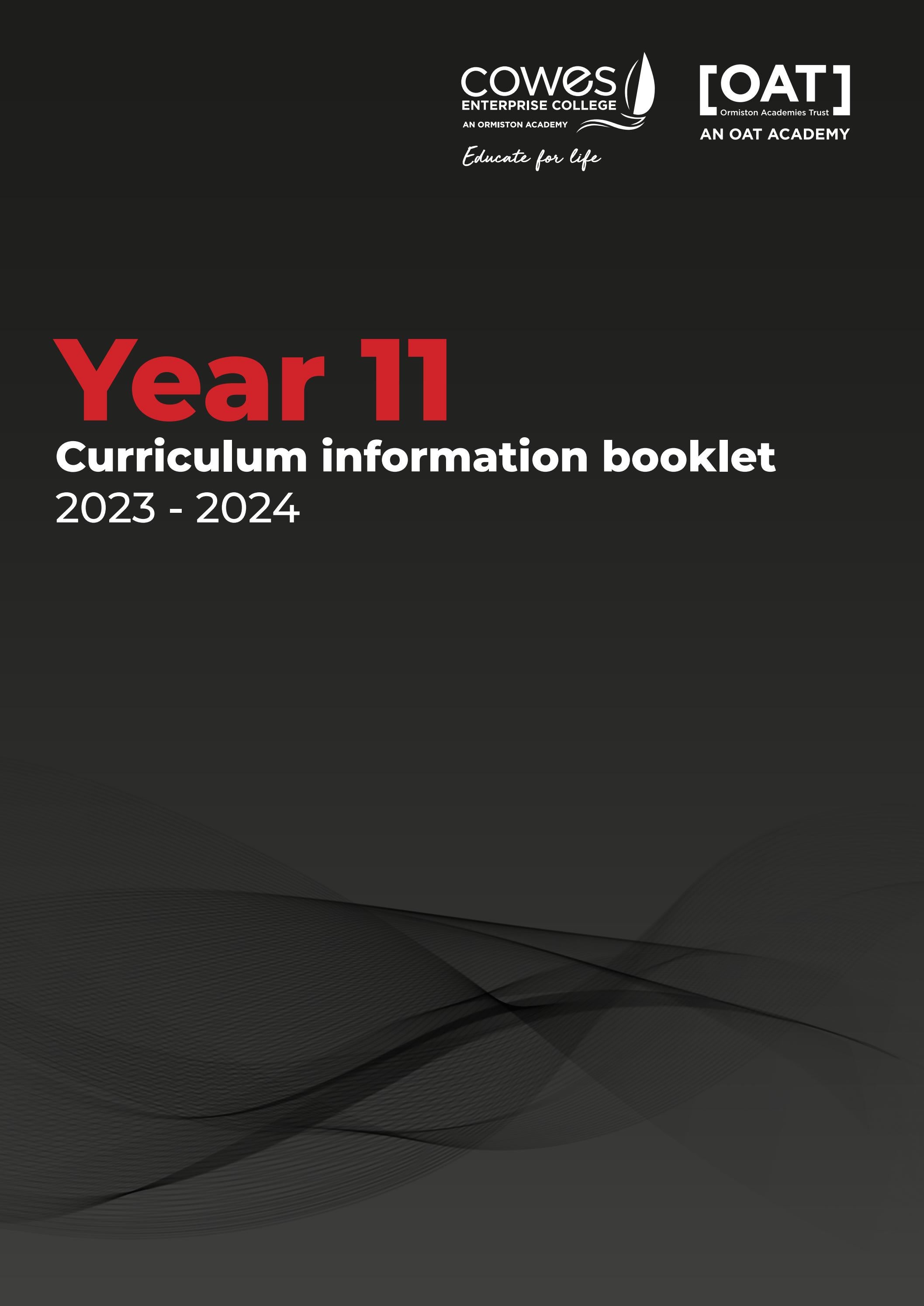 Year 11 Curriculum Information by Cowes Enterprise College - Issuu
