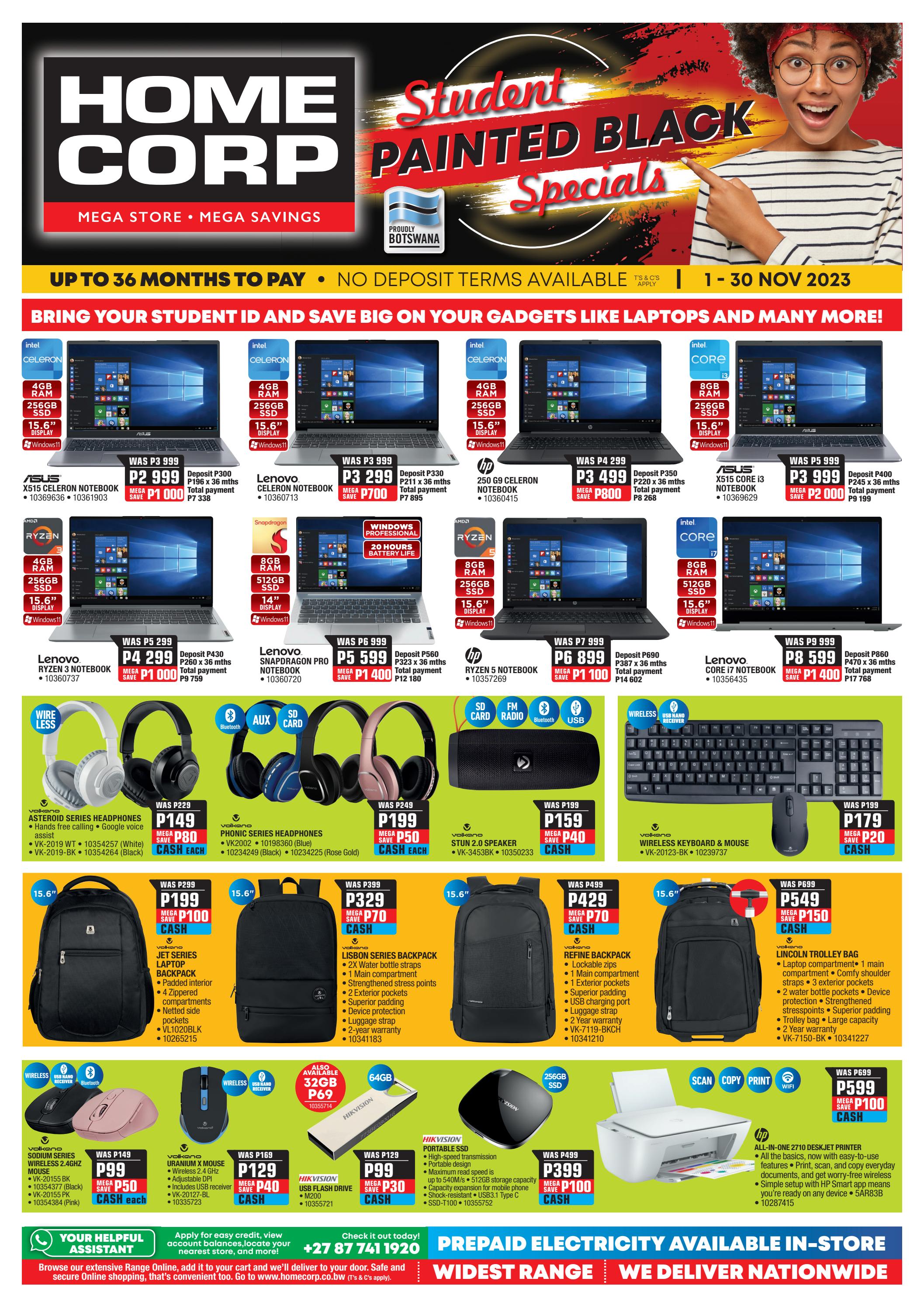 Home Corp Botswana Student Flyer 1-30 November 2023 by Chatterbox Digital - Issuu
