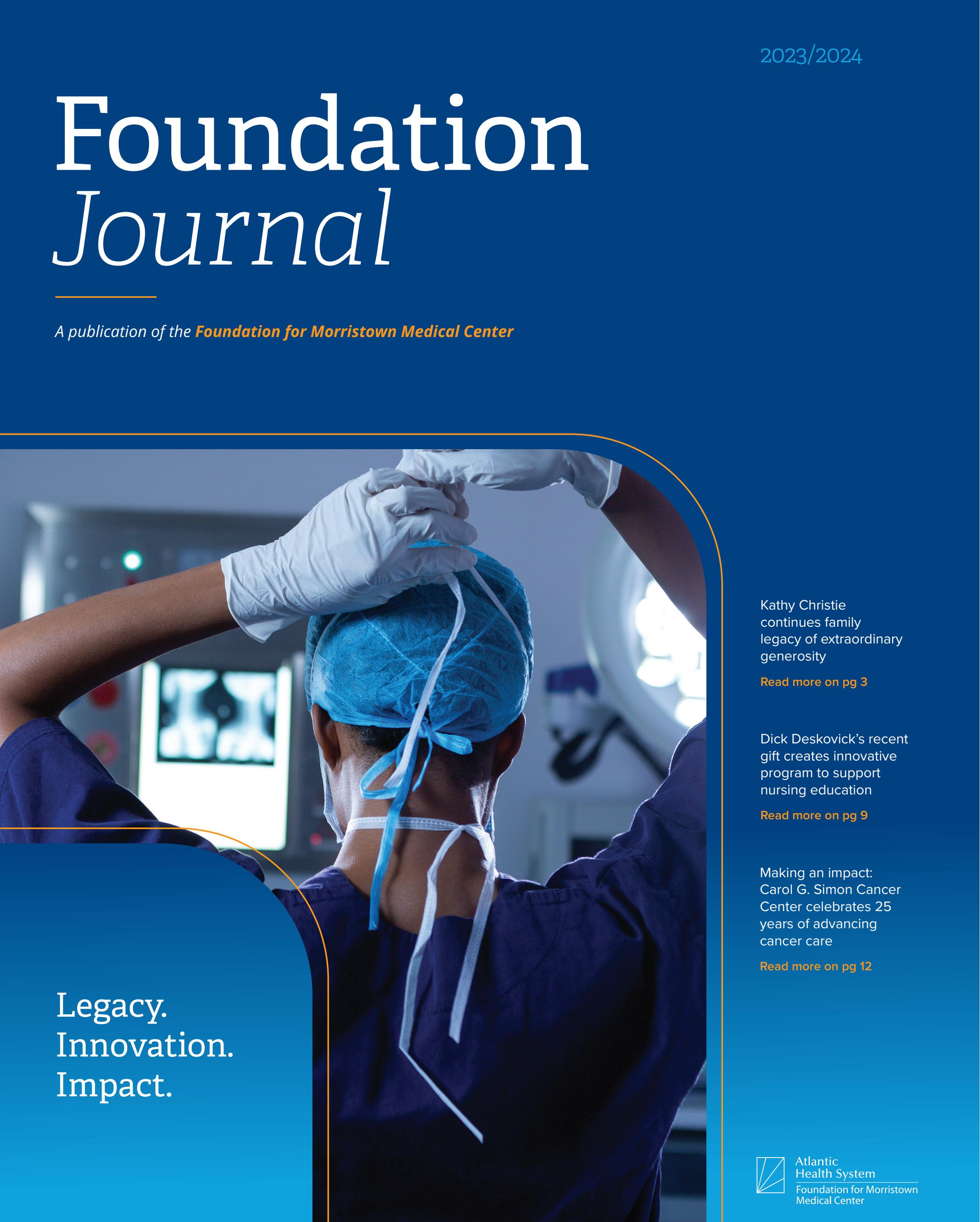 2023/2024 Foundation Journal by Foundation for Morristown Medical ...