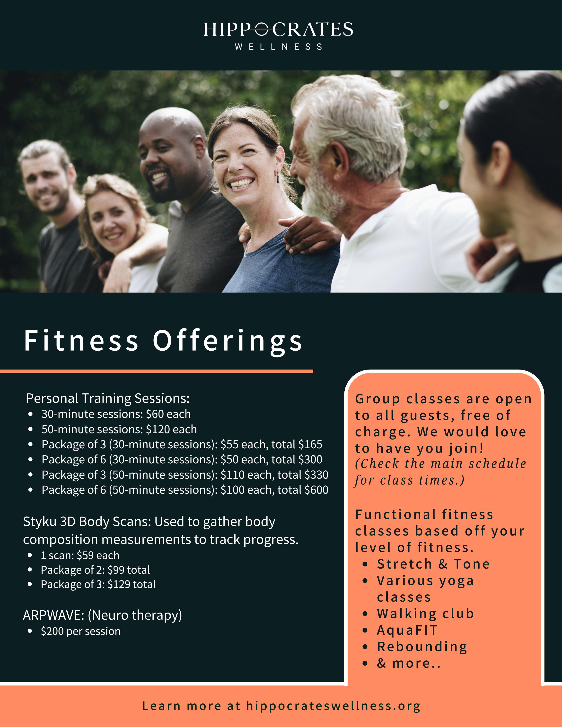 Hippocrates Wellness Fitness Offerings by Hippocrates Wellness - Issuu