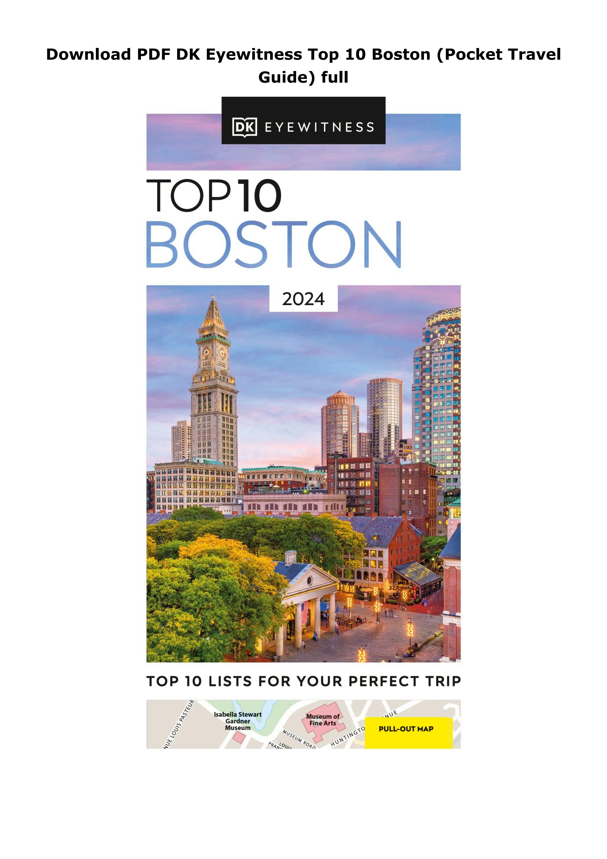 Kindle online PDF DK Eyewitness Top 10 Boston (Pocket Travel Guide) for ipad by kobejomasutton ...