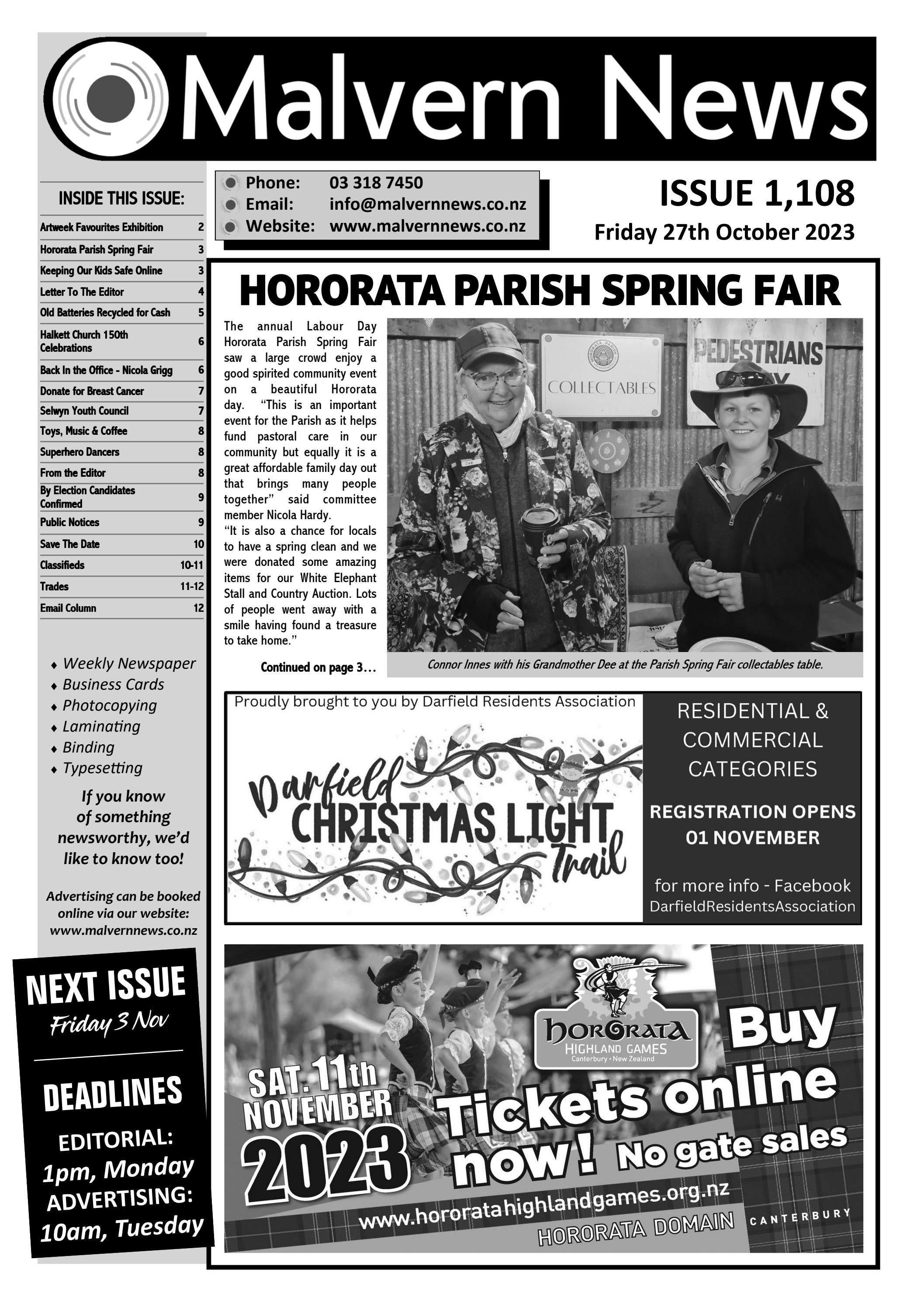 Issue 1,108 Friday 27th October 2023 by Malvern News - Issuu