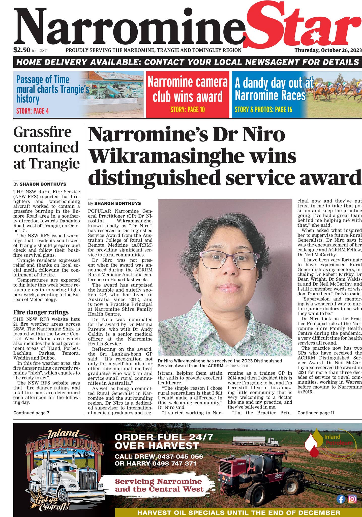 Narromine Star 26.10.2023 by Panscott Media - Issuu