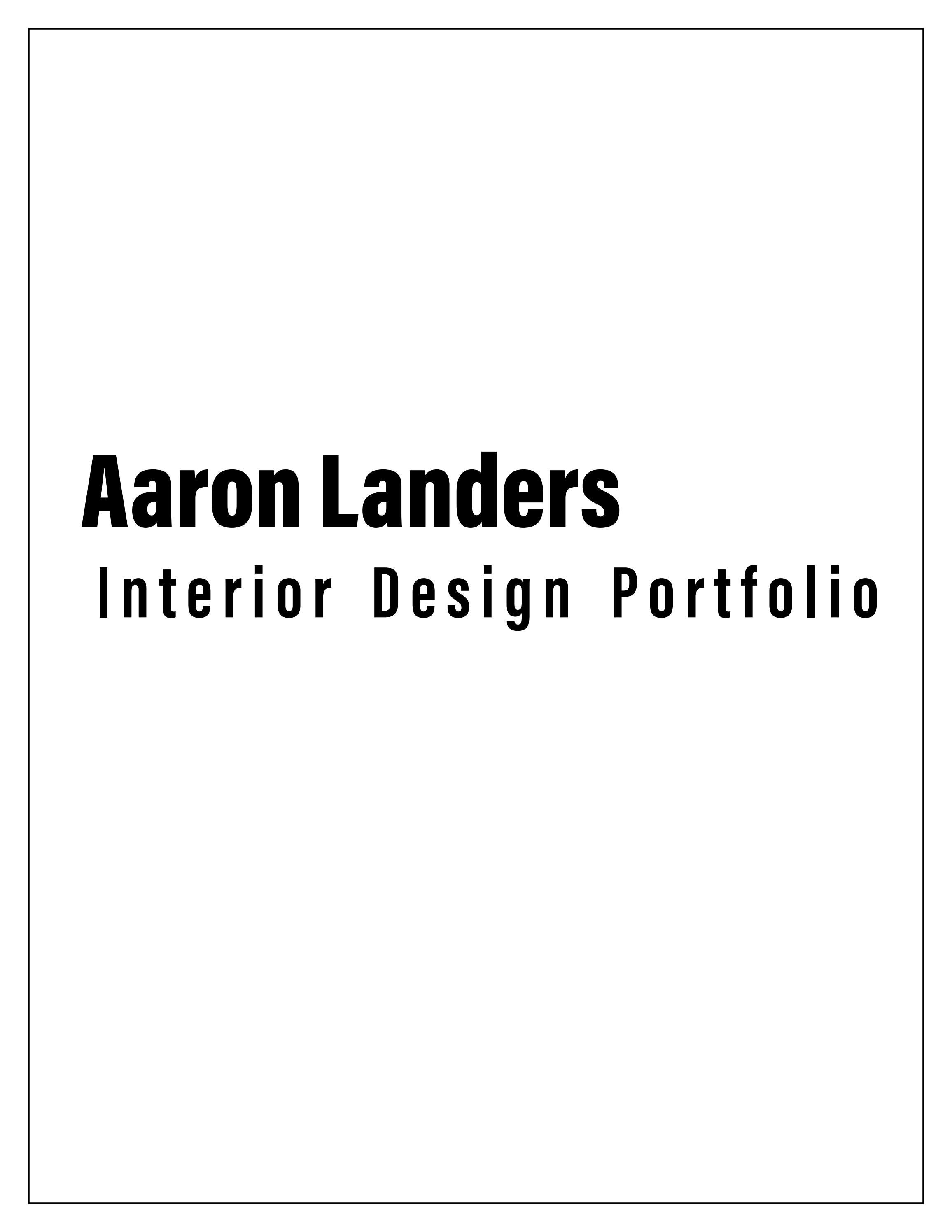 Aaron Landers - Interior Design Portfolio by aaronlandersID - Issuu