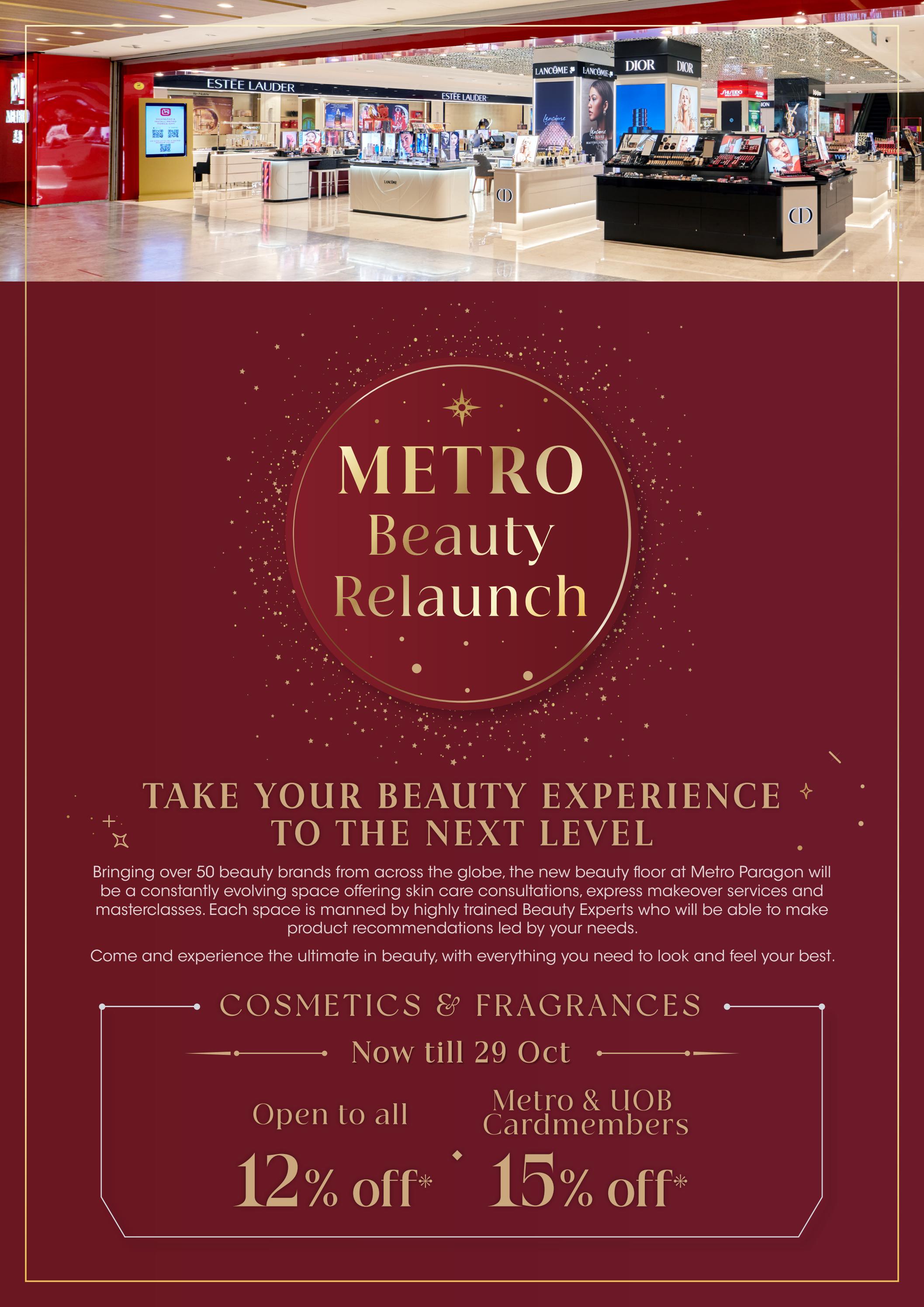 Metro Paragon Beauty Relaunch by Metrosingapore - Issuu