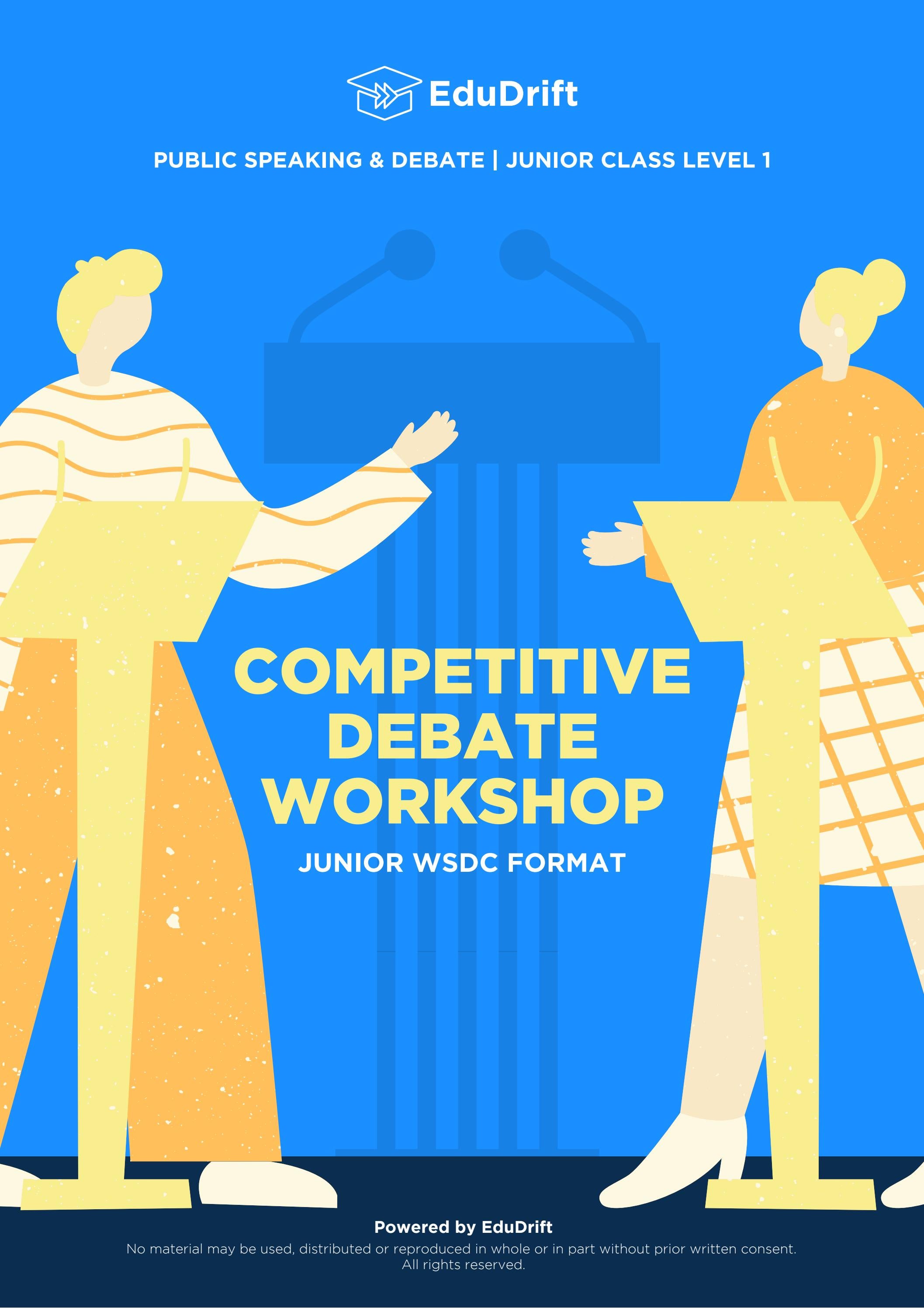 Junior WSDC Competitive Debate Workshop by edudrift - Issuu