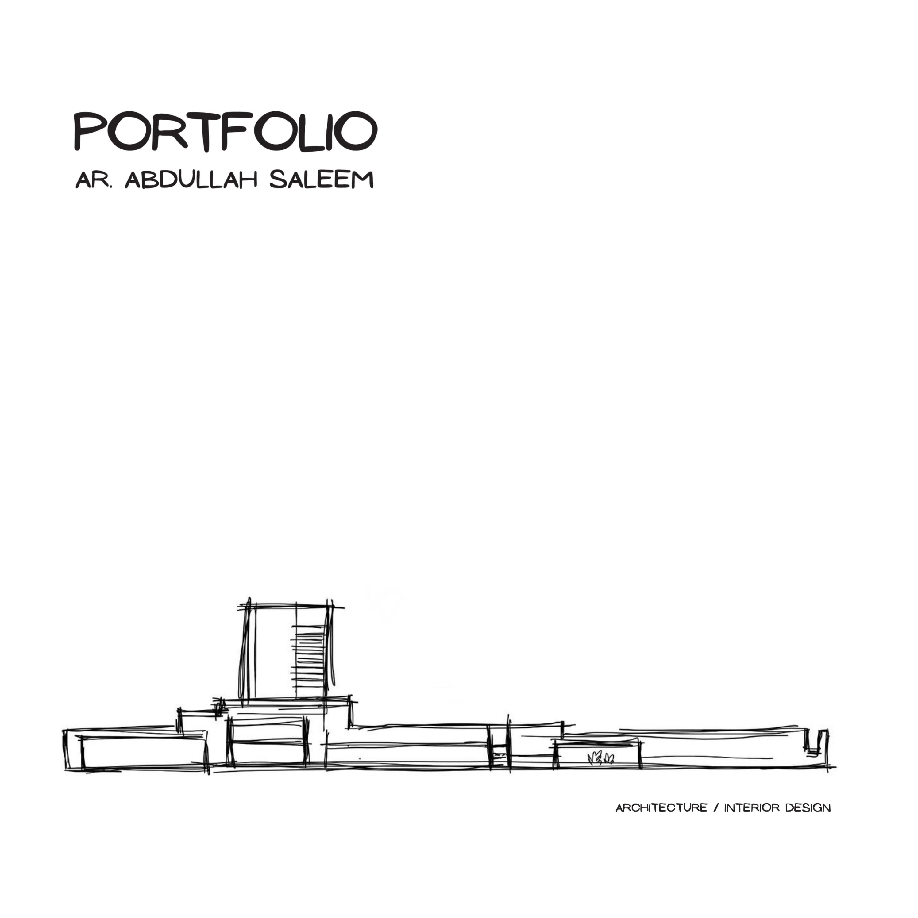 Architecture Portfolio By Abdullah Khaleel Issuu