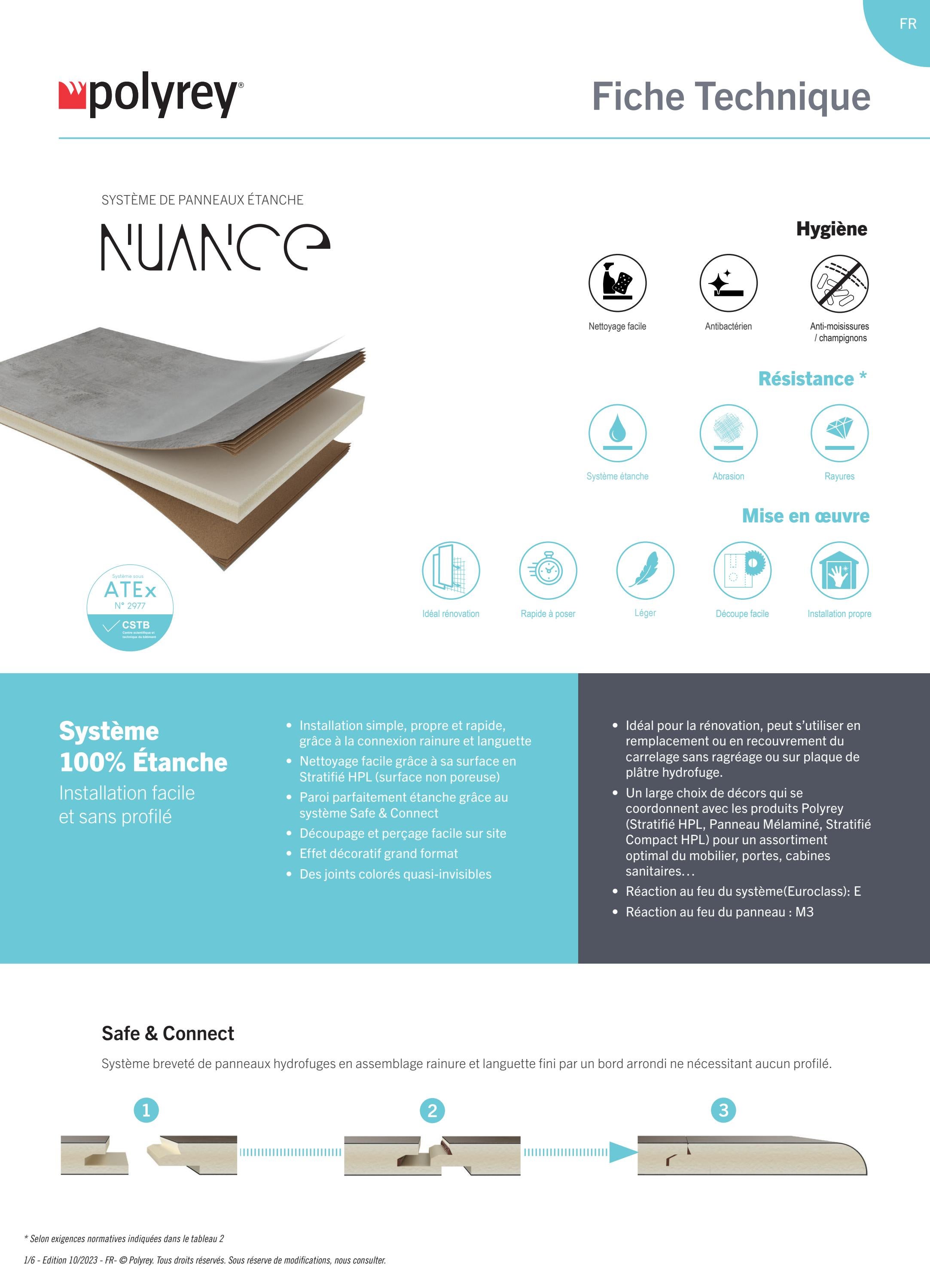 POLYREY - Nuance - Fiche technique - FR by Wilsonart - Issuu